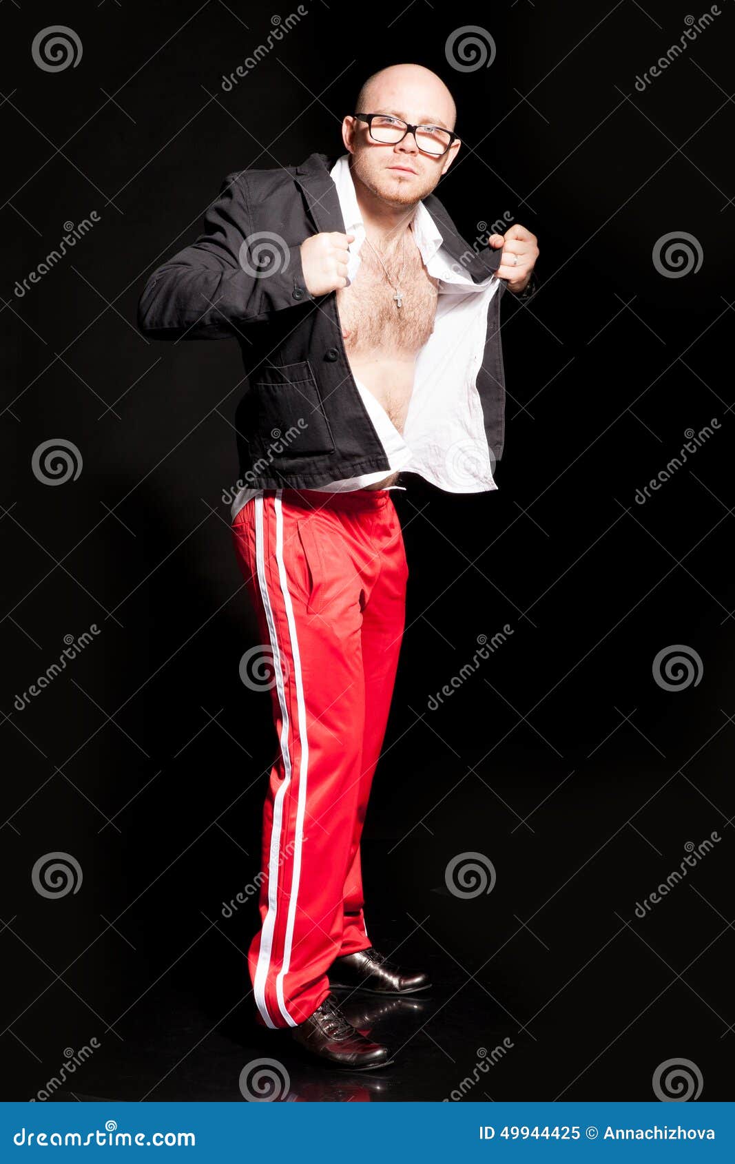 Portrait of an evil man stock image. Image of bizarre - 49944425