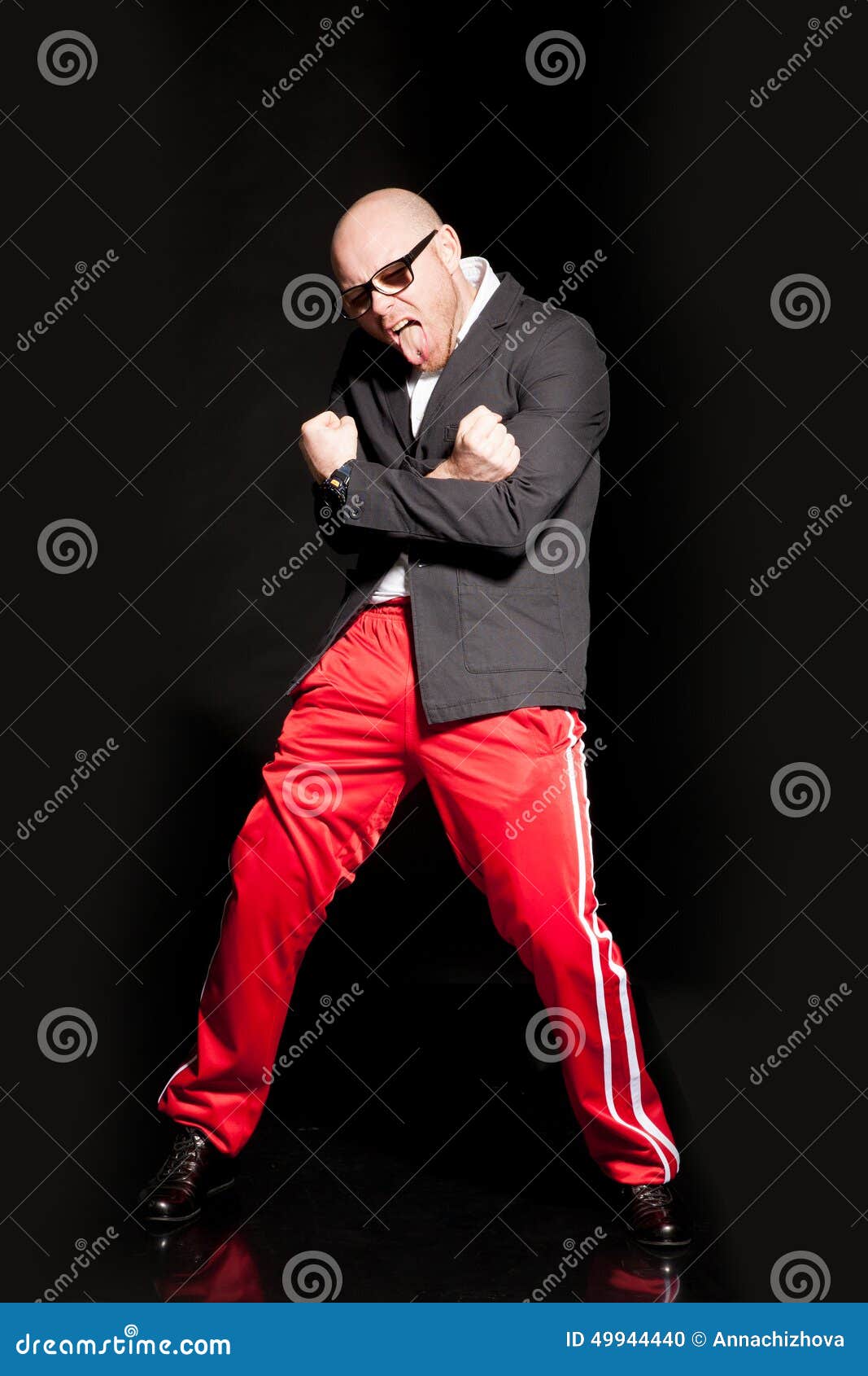 Portrait of an evil man stock photo. Image of expression - 49944440