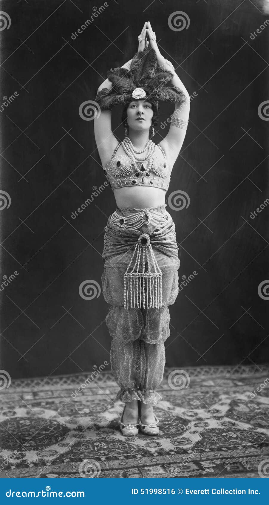 Portrait of Exotic Female Dancer Stock Photo - Image of 19101940 ...