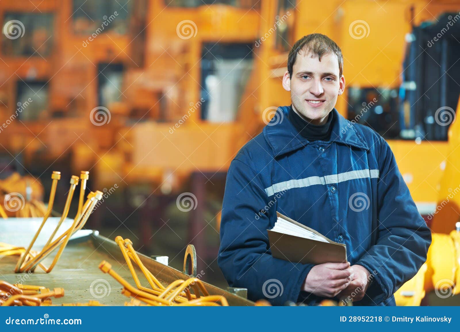 Portrait of Experienced Industrial Engineer Stock Photo - Image of ...