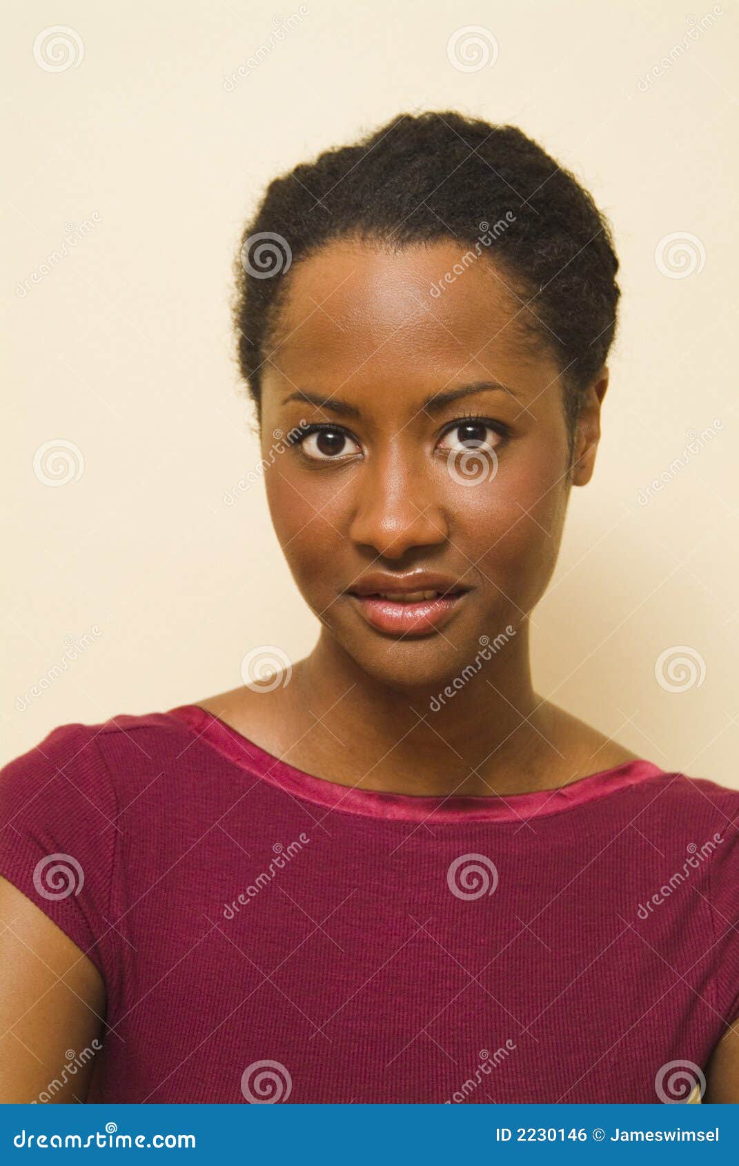 Portrait Expressions- Serious Stock Photo - Image of brunette, serious ...