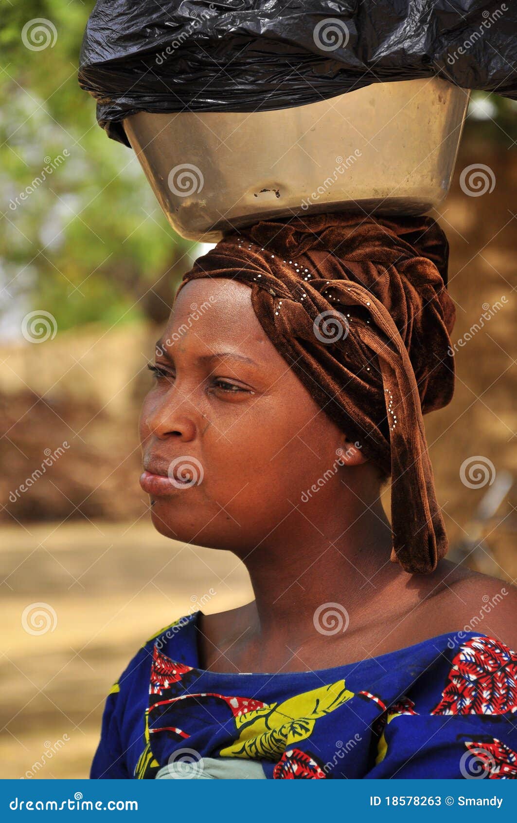 Portrait of an Extremely Beautiful African Women Editorial Stock Photo ...