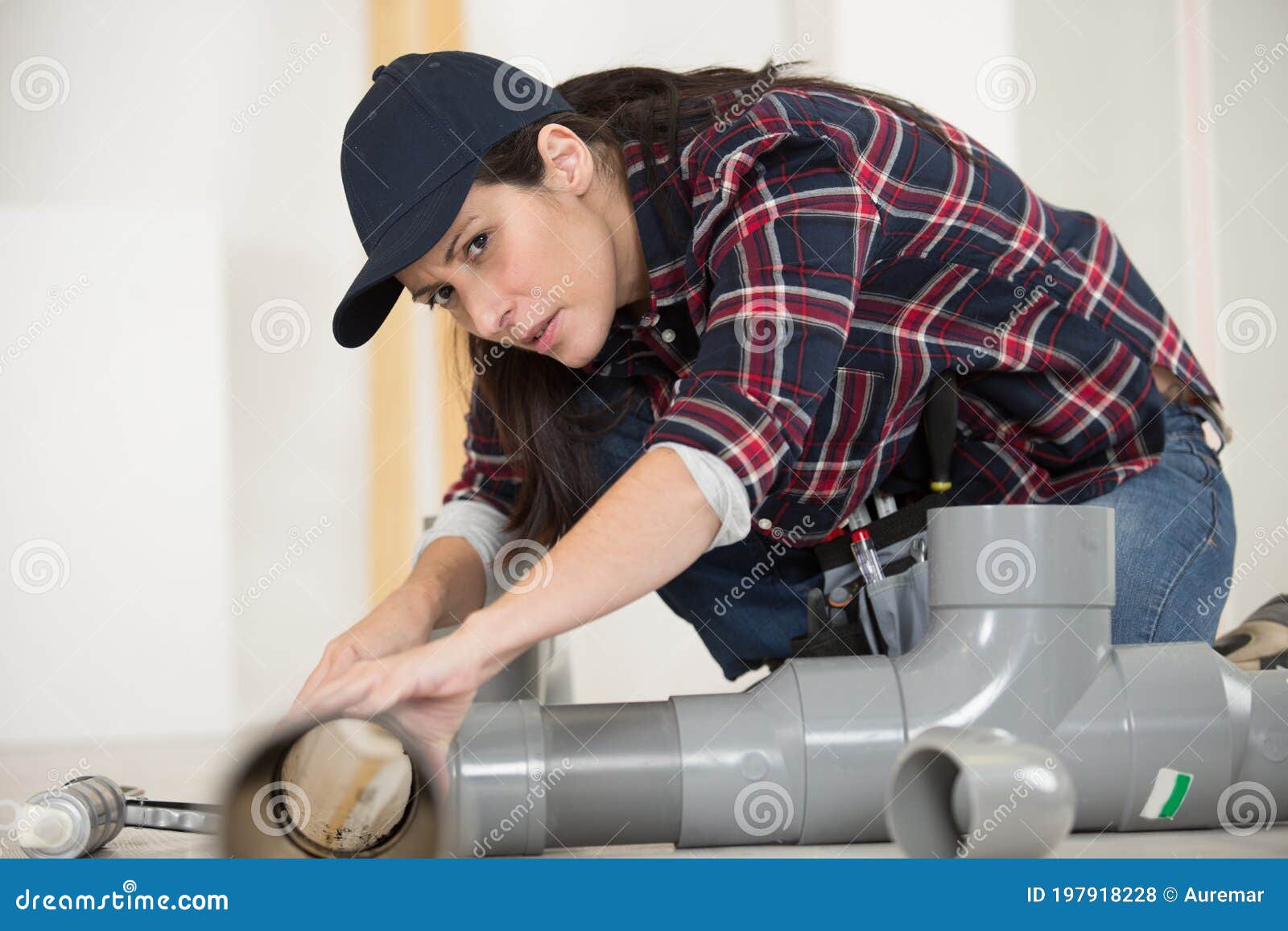 Portrait Factory Worker with Piping Stock Photo - Image of people ... Portrait Factory Worker with Piping Stock Photo - Image of people ...