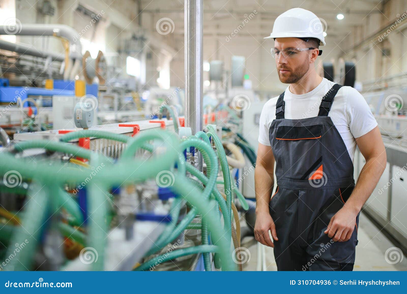 Portrait of Factory Worker. Young Handsome Factory Worker Stock Photo ... Portrait of Factory Worker. Young Handsome Factory Worker Stock Photo ...