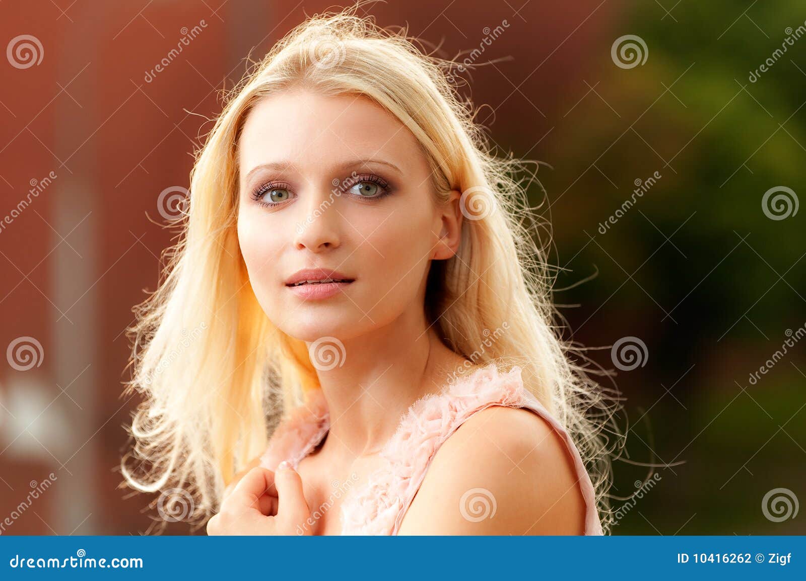 Portrait of Fair-haired Girl Stock Photo - Image of blonde, glamour ...