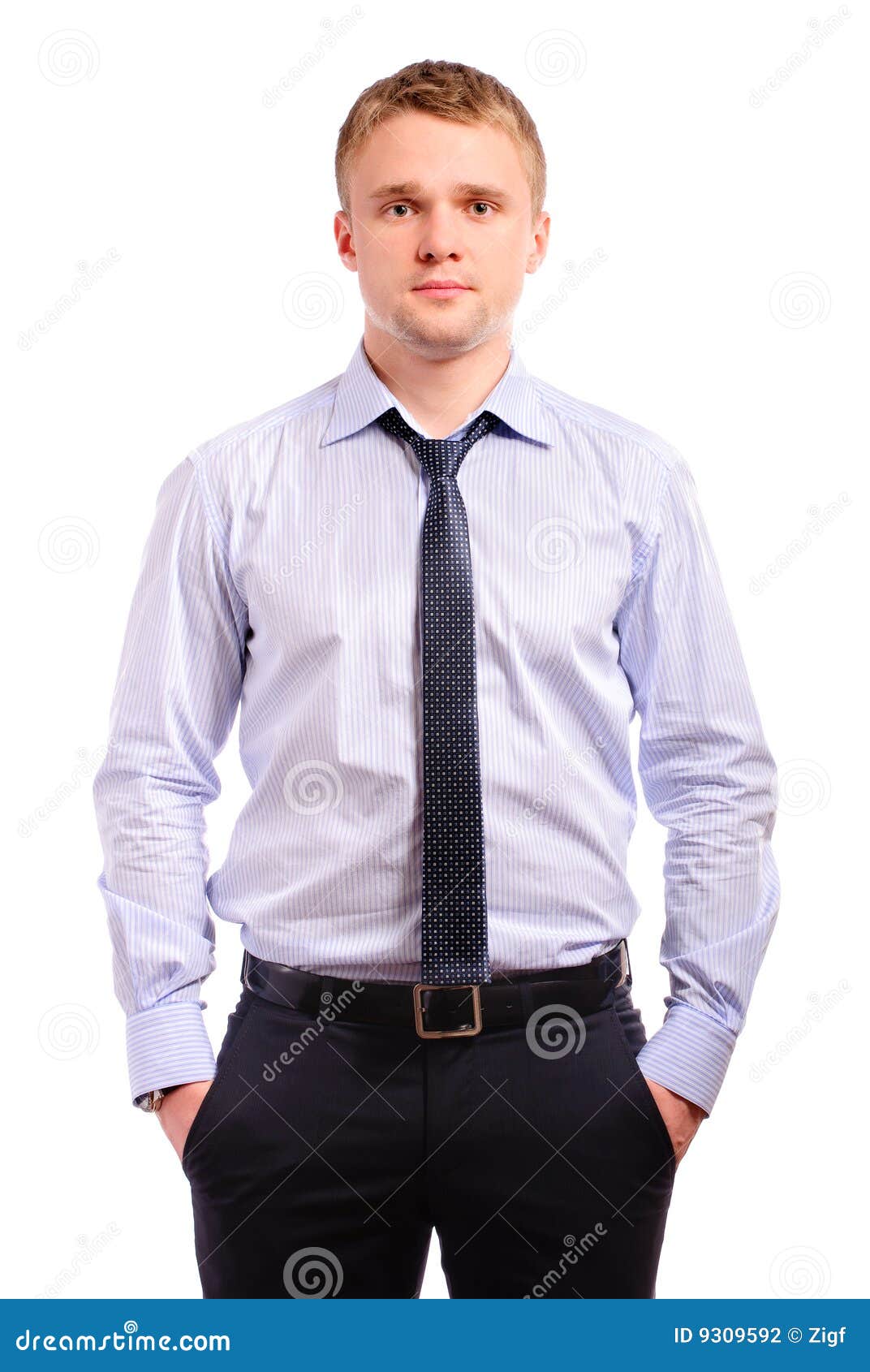 Portrait of Fair-haired Man Stock Photo - Image of eyes, hair: 9309592