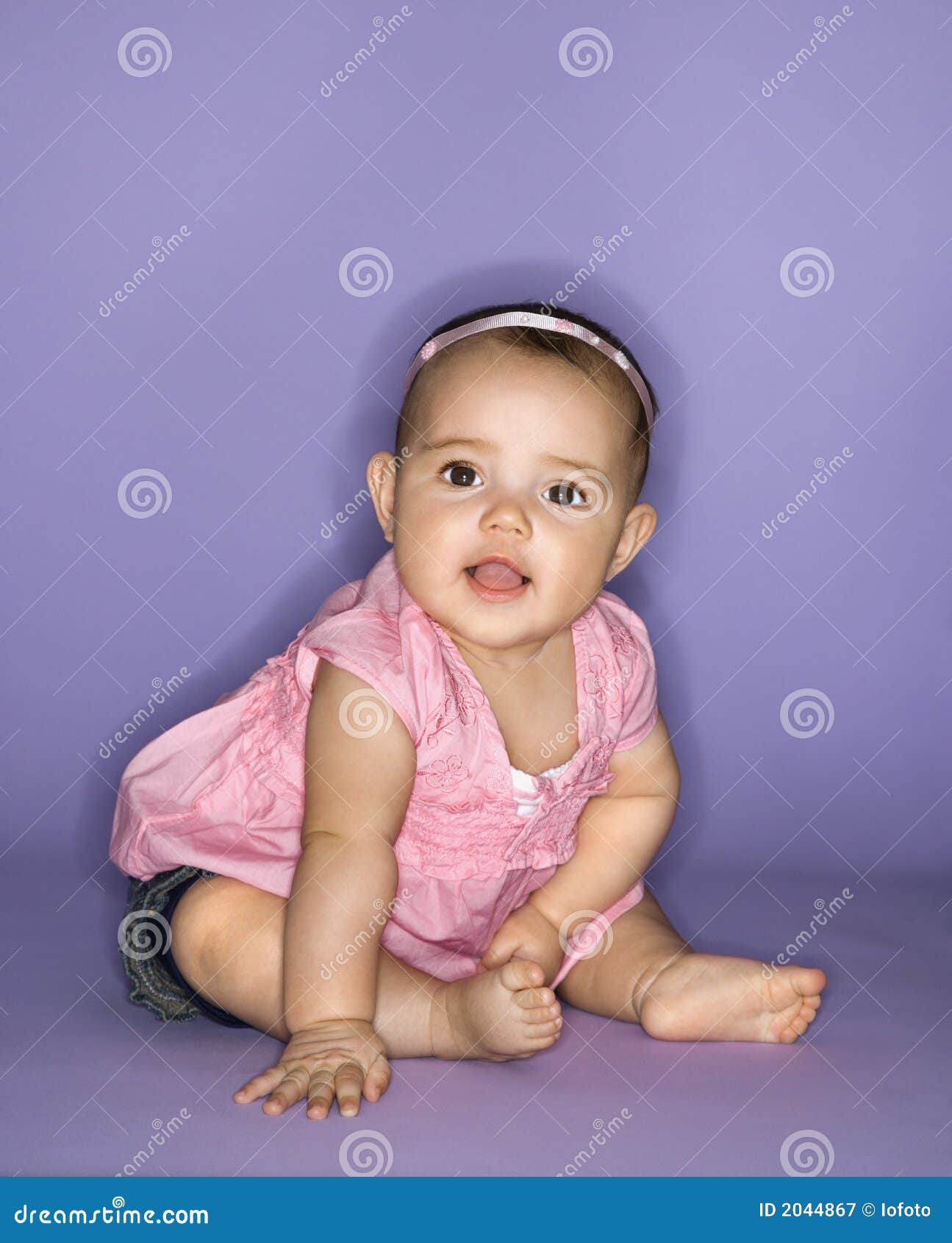 Portrait of female baby. stock image. Image of portrait - 2044867