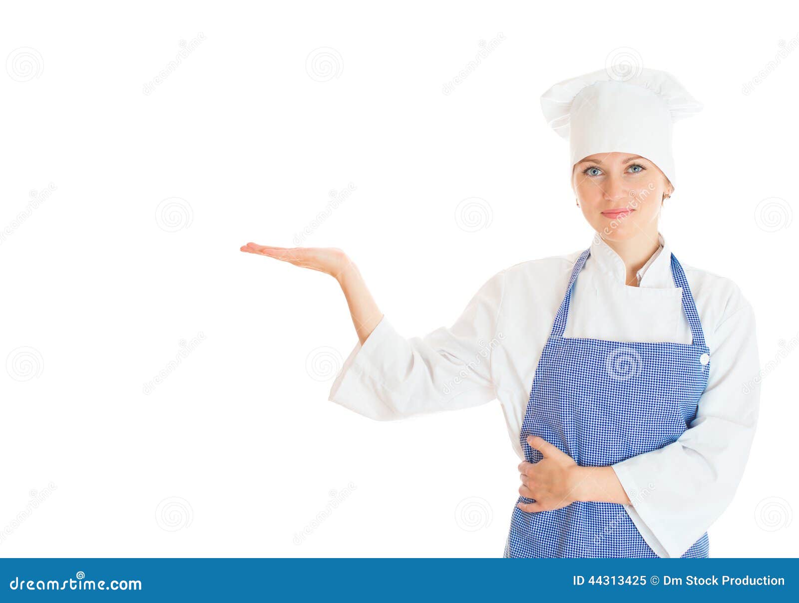 Portrait of Female Chef Cook. Stock Image - Image of adult, kitchen ...