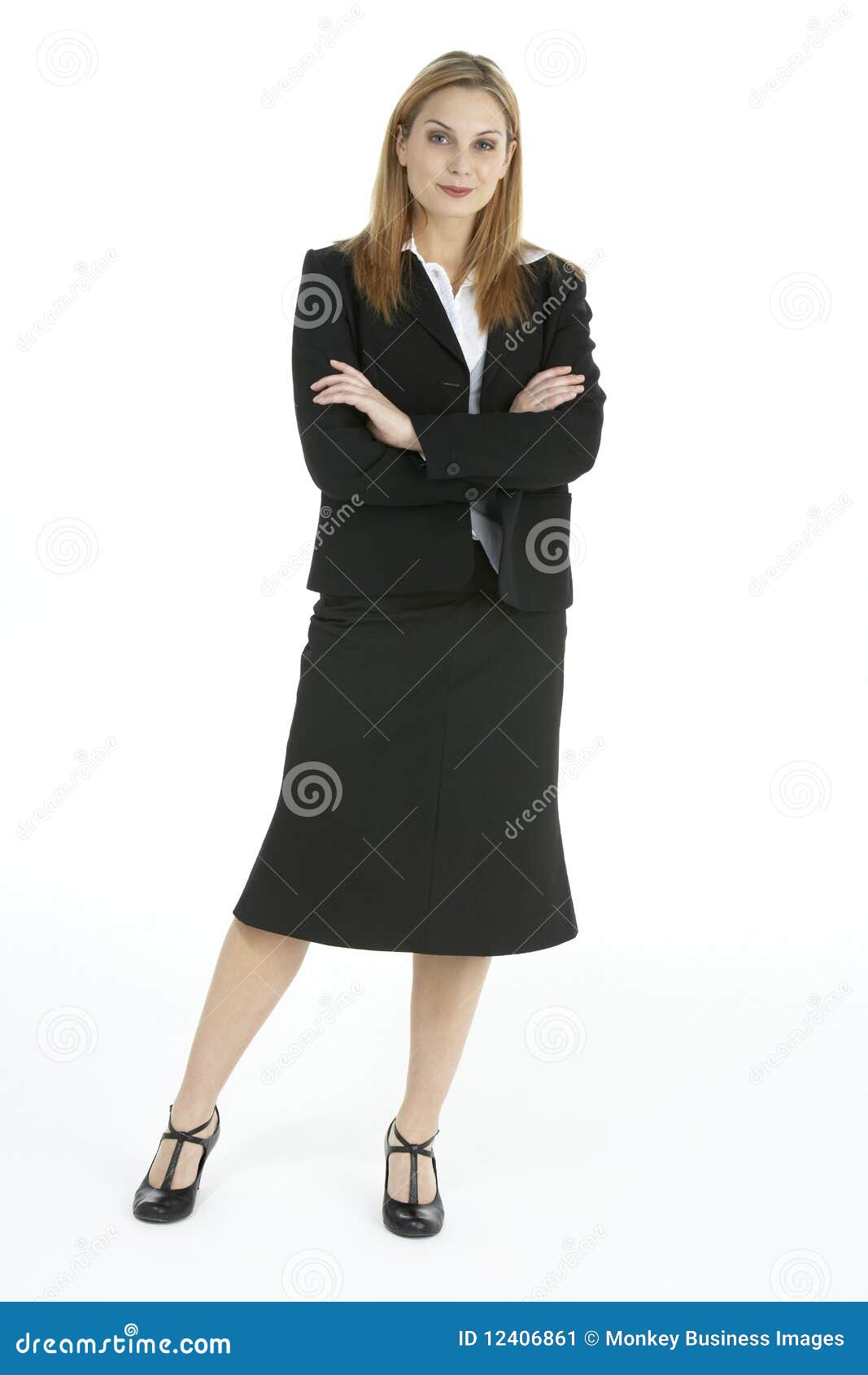 Portrait of Female Executive Stock Image - Image of happy, look: 12406861