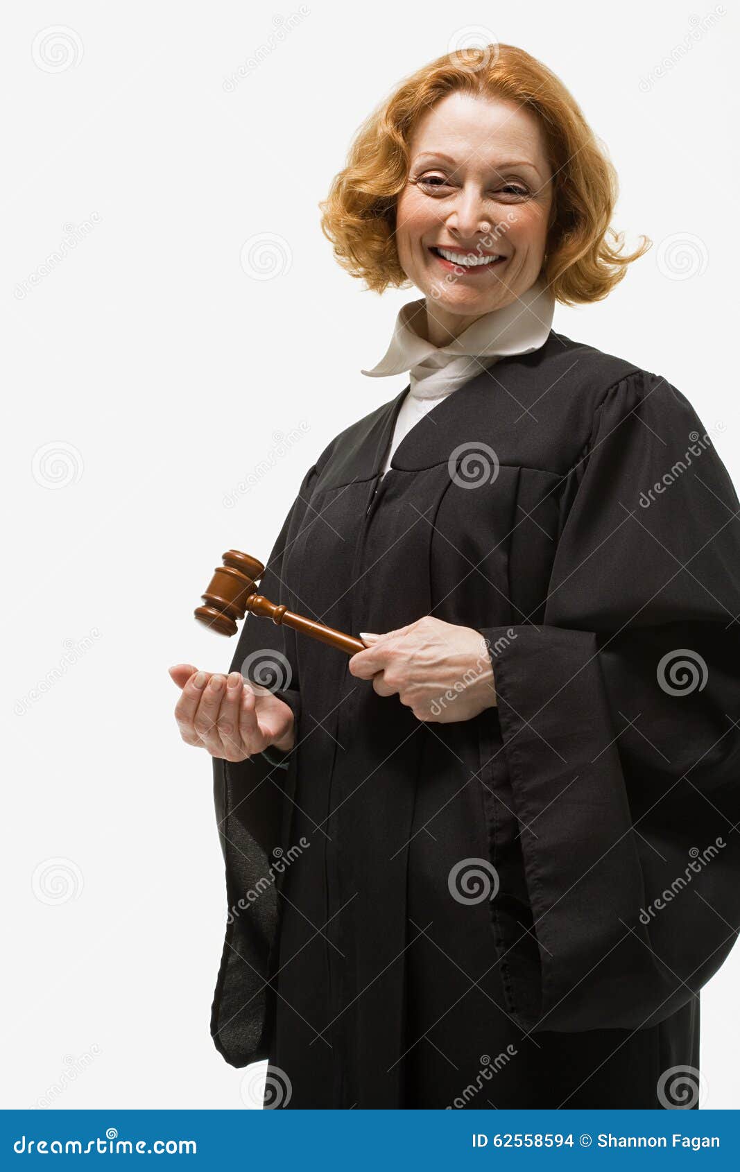 Portrait of a female judge stock photo. Image of black - 62558594