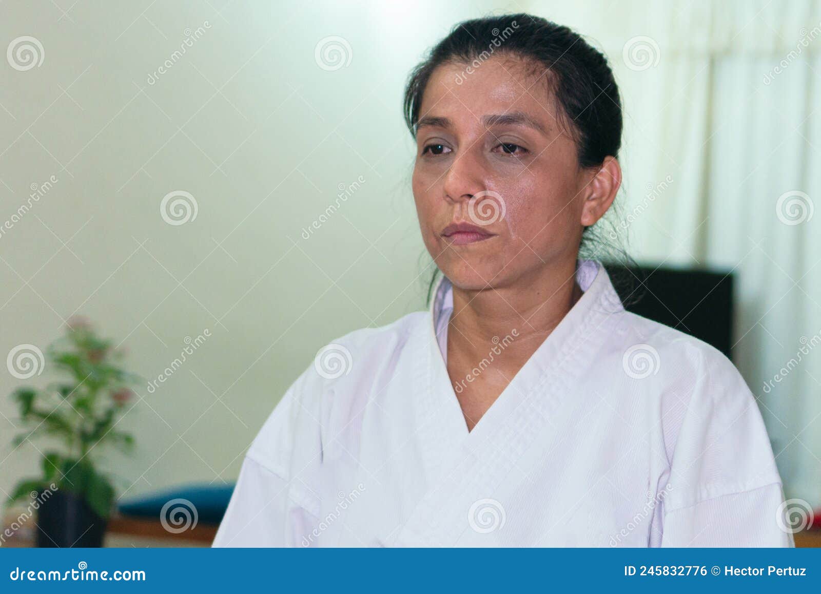 Portrait of Female Karate Trainer Stock Photo - Image of sport, athlete ...