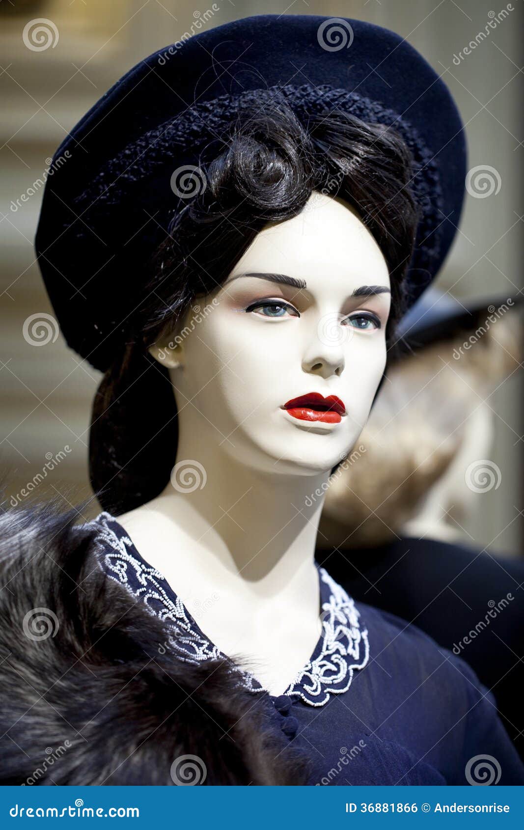 Portrait of Female Mannequin Stock Photo - Image of boutique, casual ...