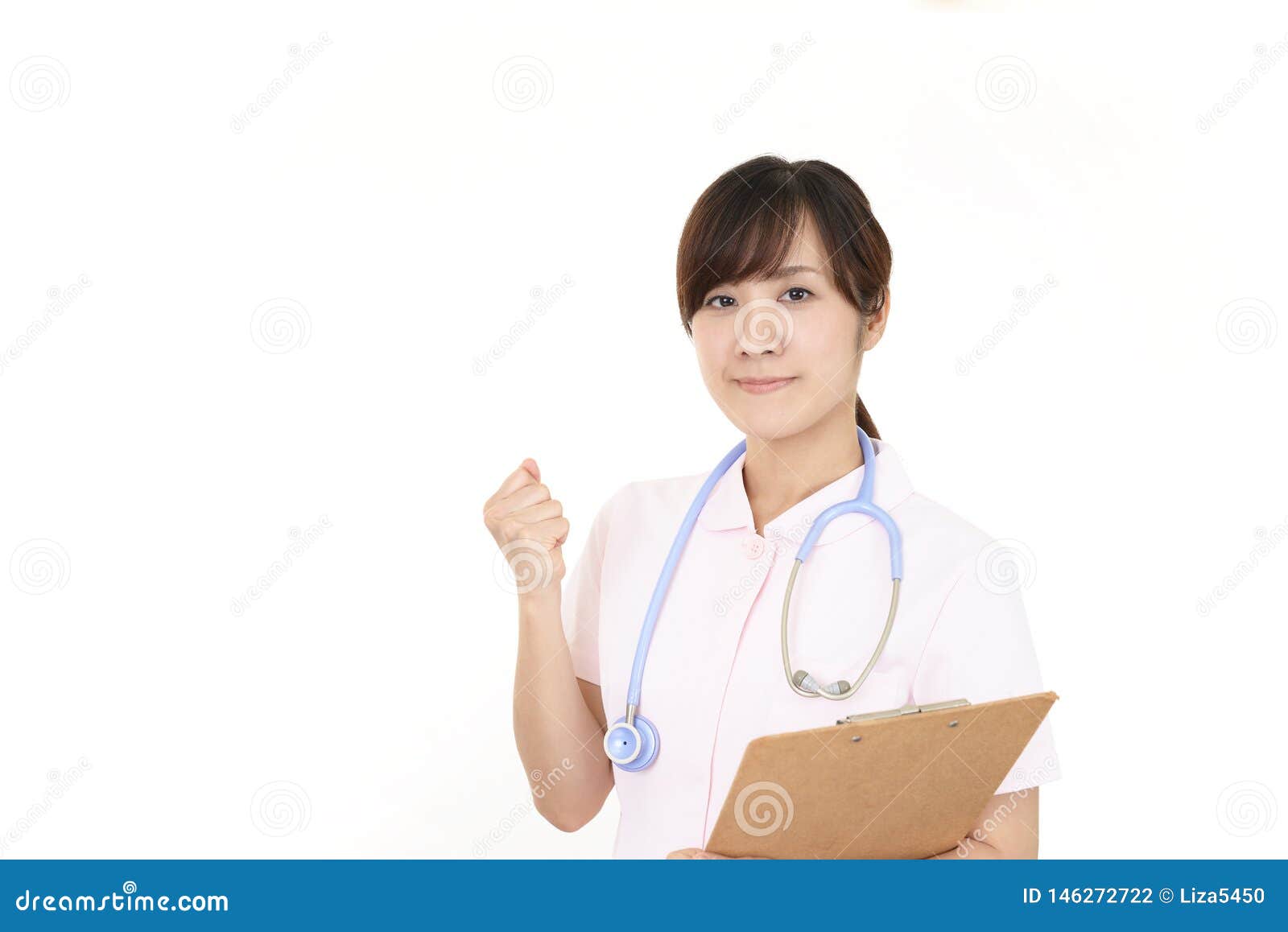 Smiling female nurse stock photo. Image of face, okinawa - 146272722