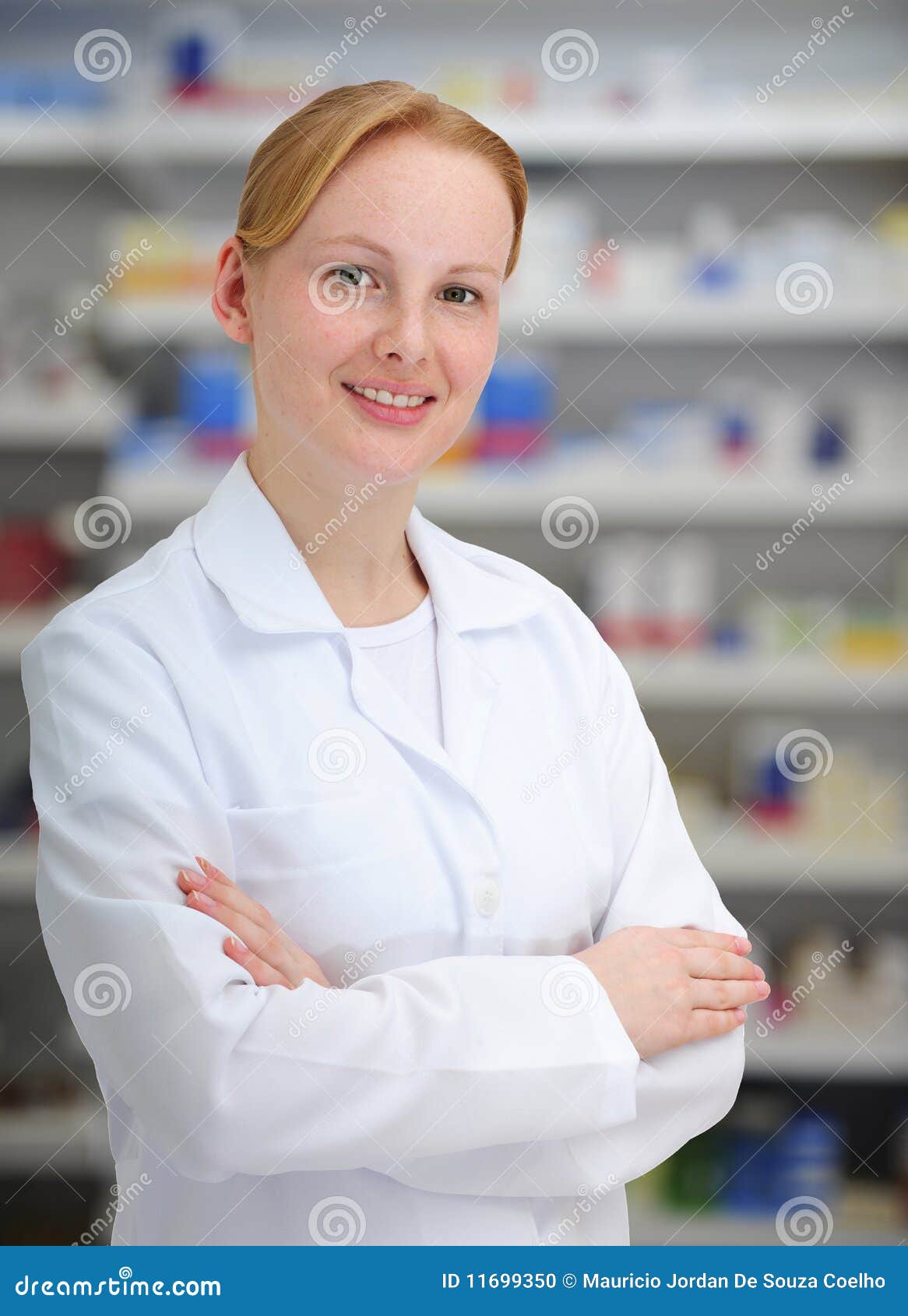 Portrait of a Female Pharmacist Stock Photo - Image of confidence ...