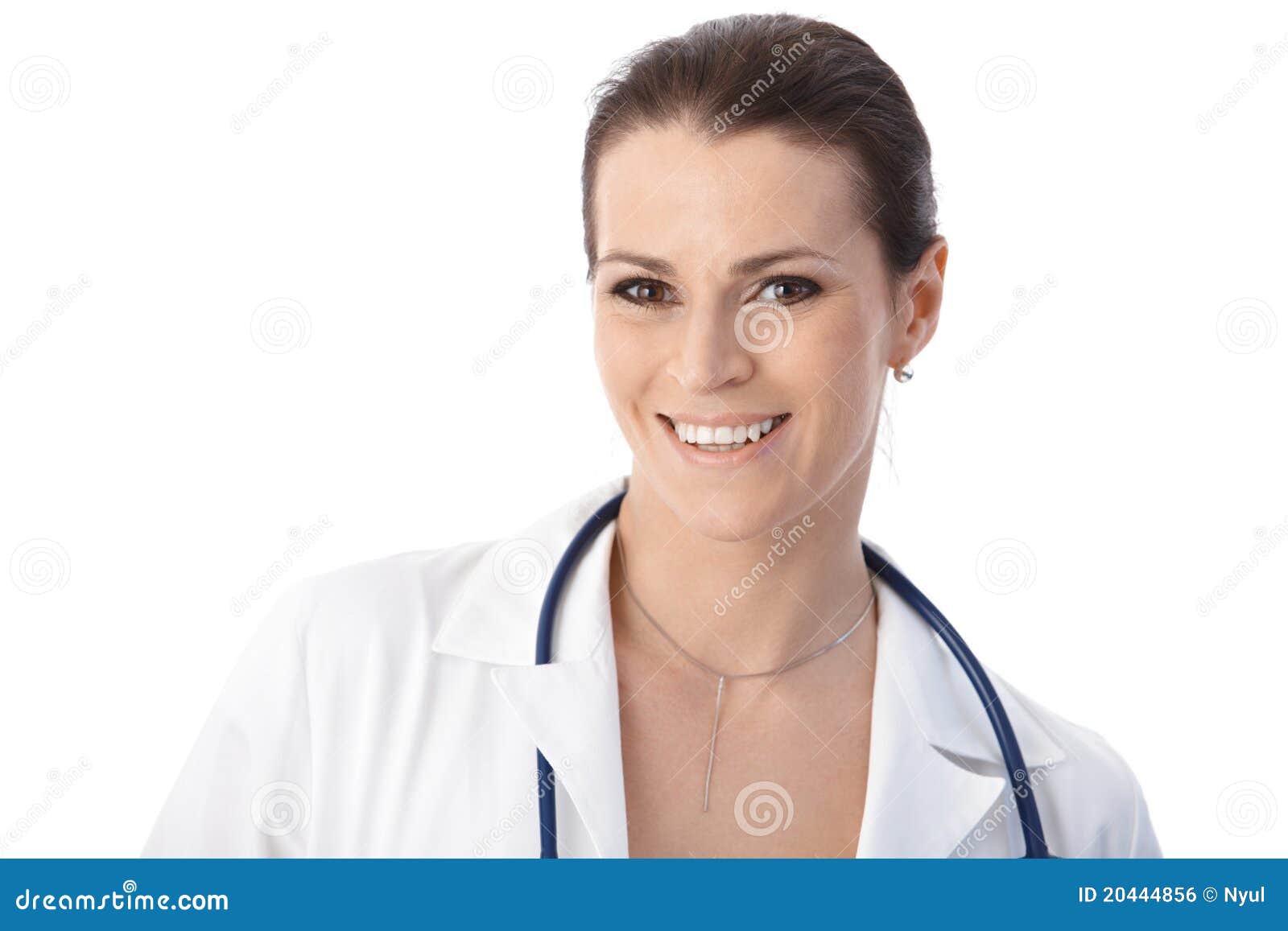Portrait of Female Physician Stock Photo - Image of adult, expertise ...