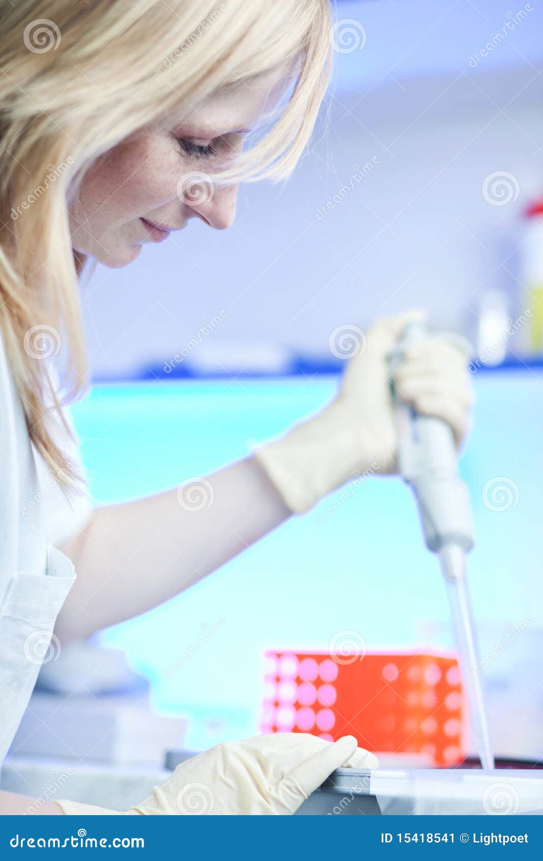 Portrait of a Female Researcher Stock Image - Image of chemistry ...