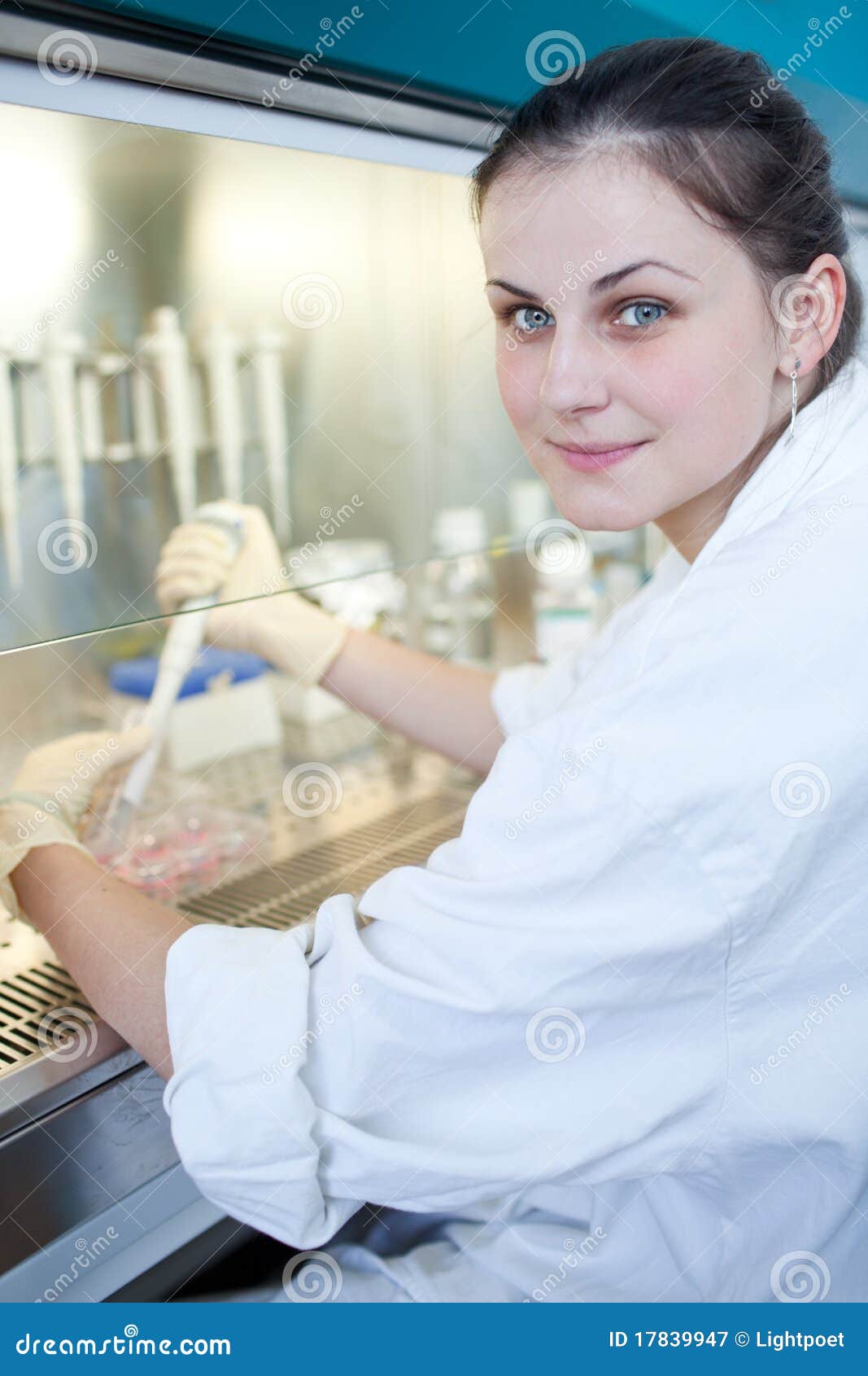 Portrait of a Female Researcher Stock Image - Image of lady, research ...