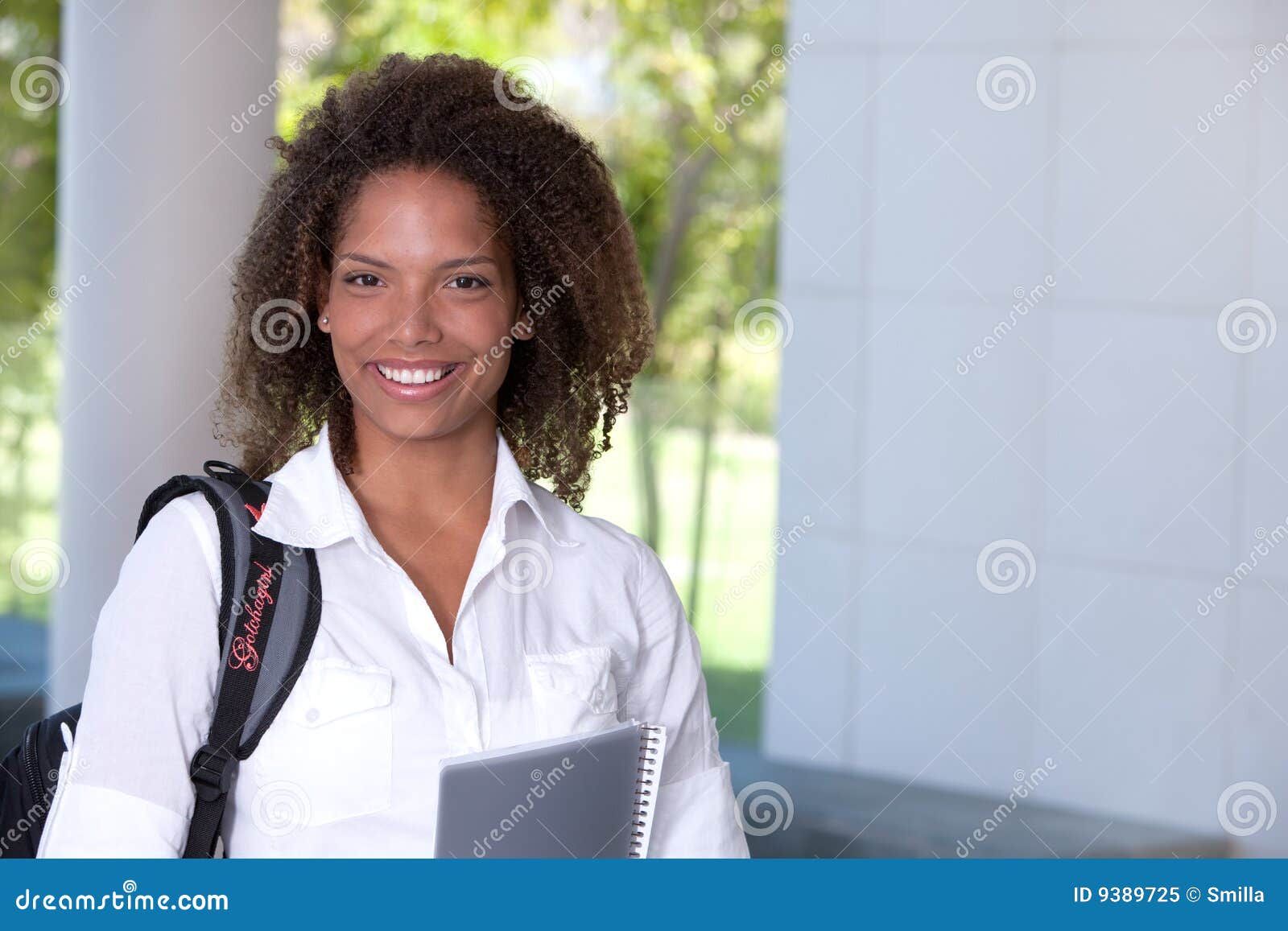 Portrait female student stock image. Image of culture - 9389725