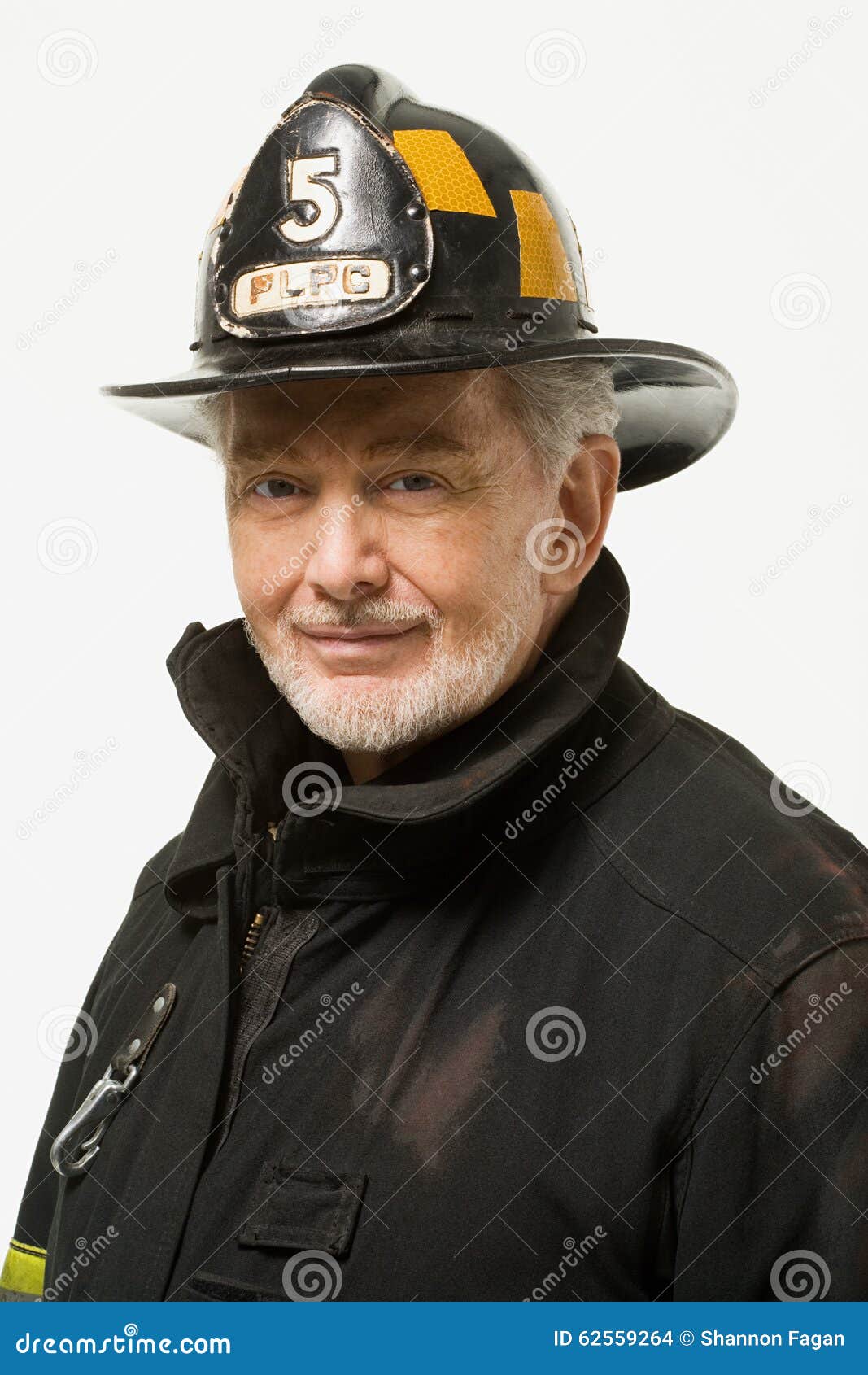 Portrait of a firefighter stock photo. Image of adult - 62559264