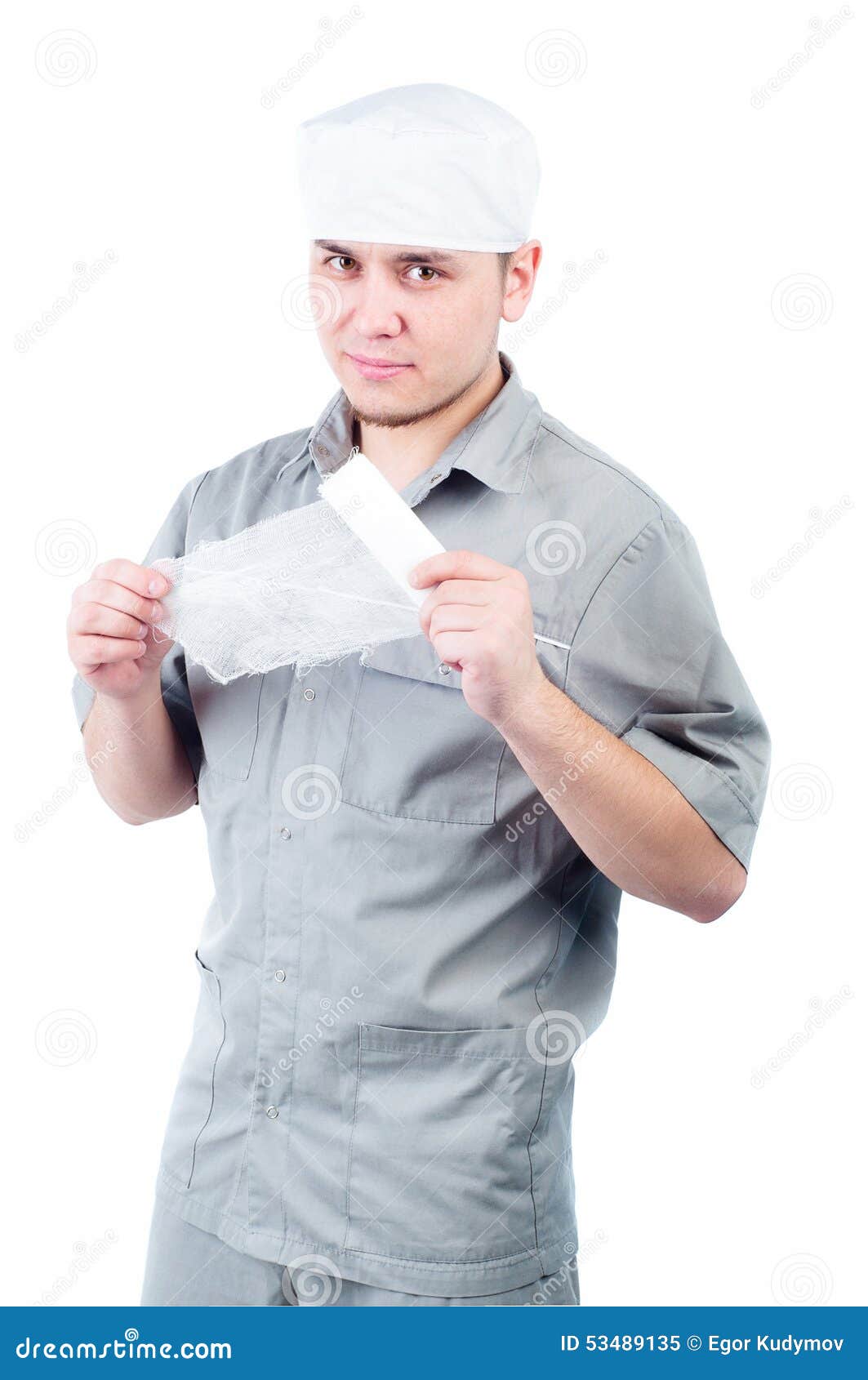 Portrait of a First Aid Man - Medic, Doctor Stock Image - Image of ...