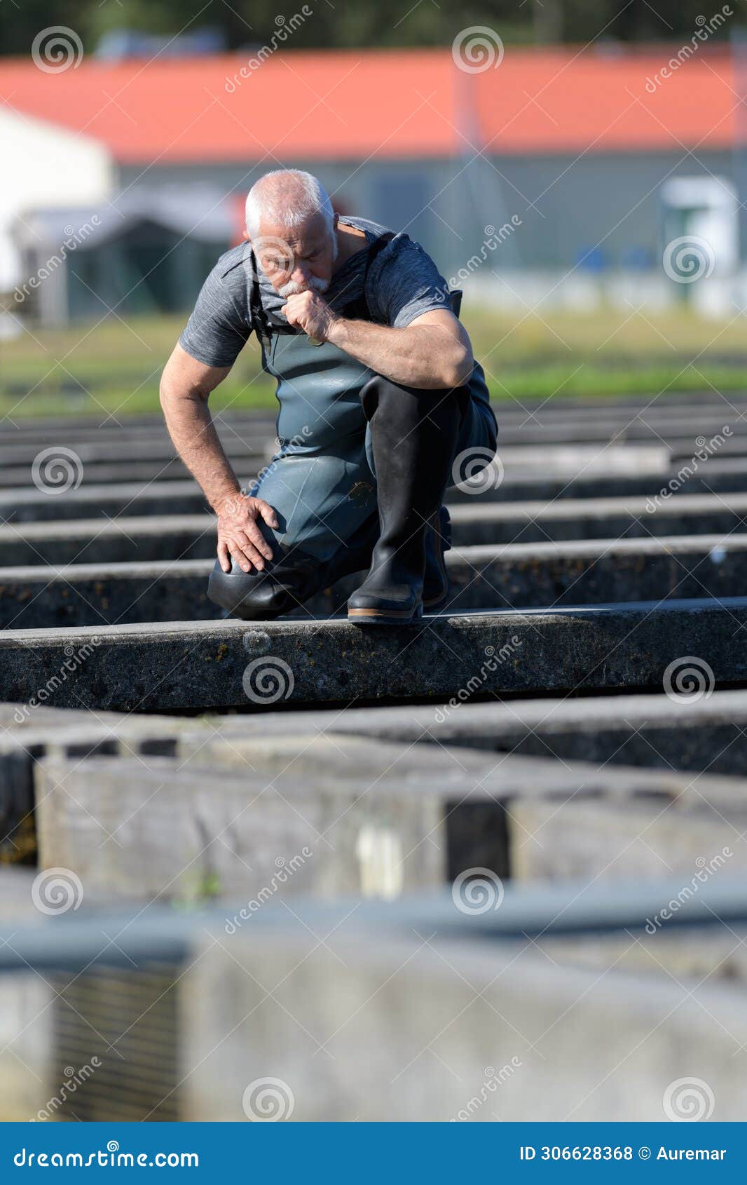 Portrait fish farm stock photo. Image of coastline, shore - 306628368