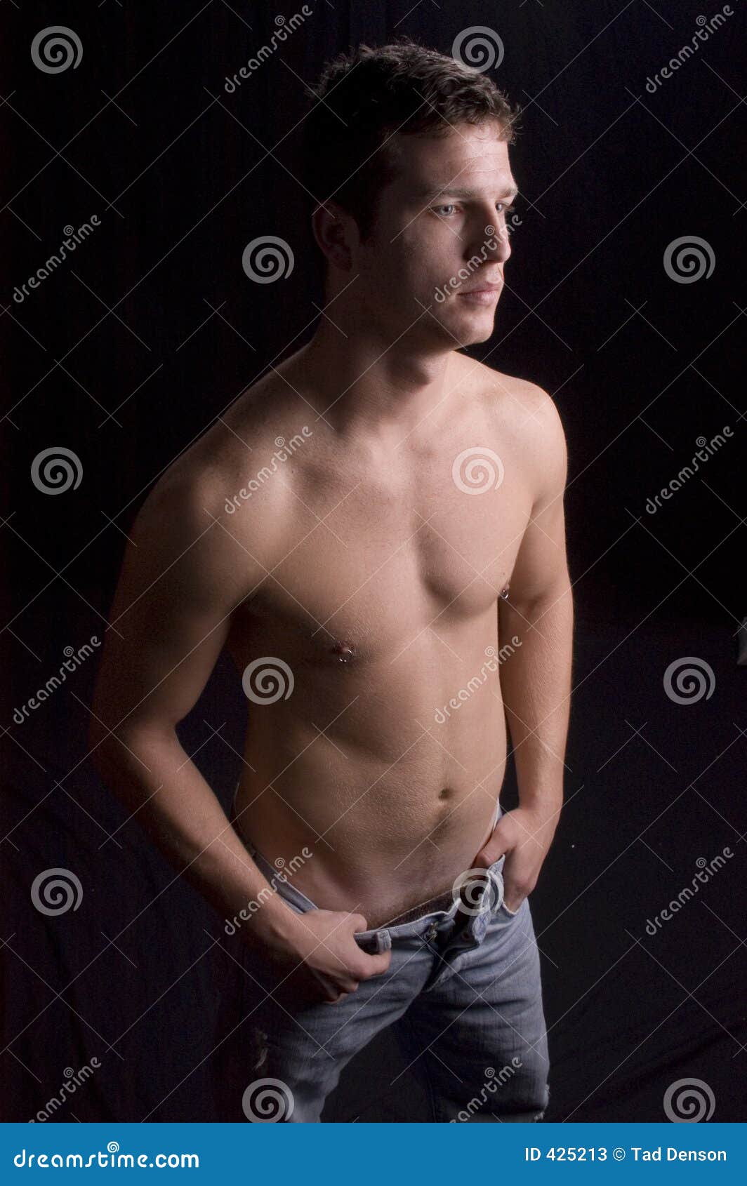Portrait of a fit man stock image. Image of firm, male - 425213