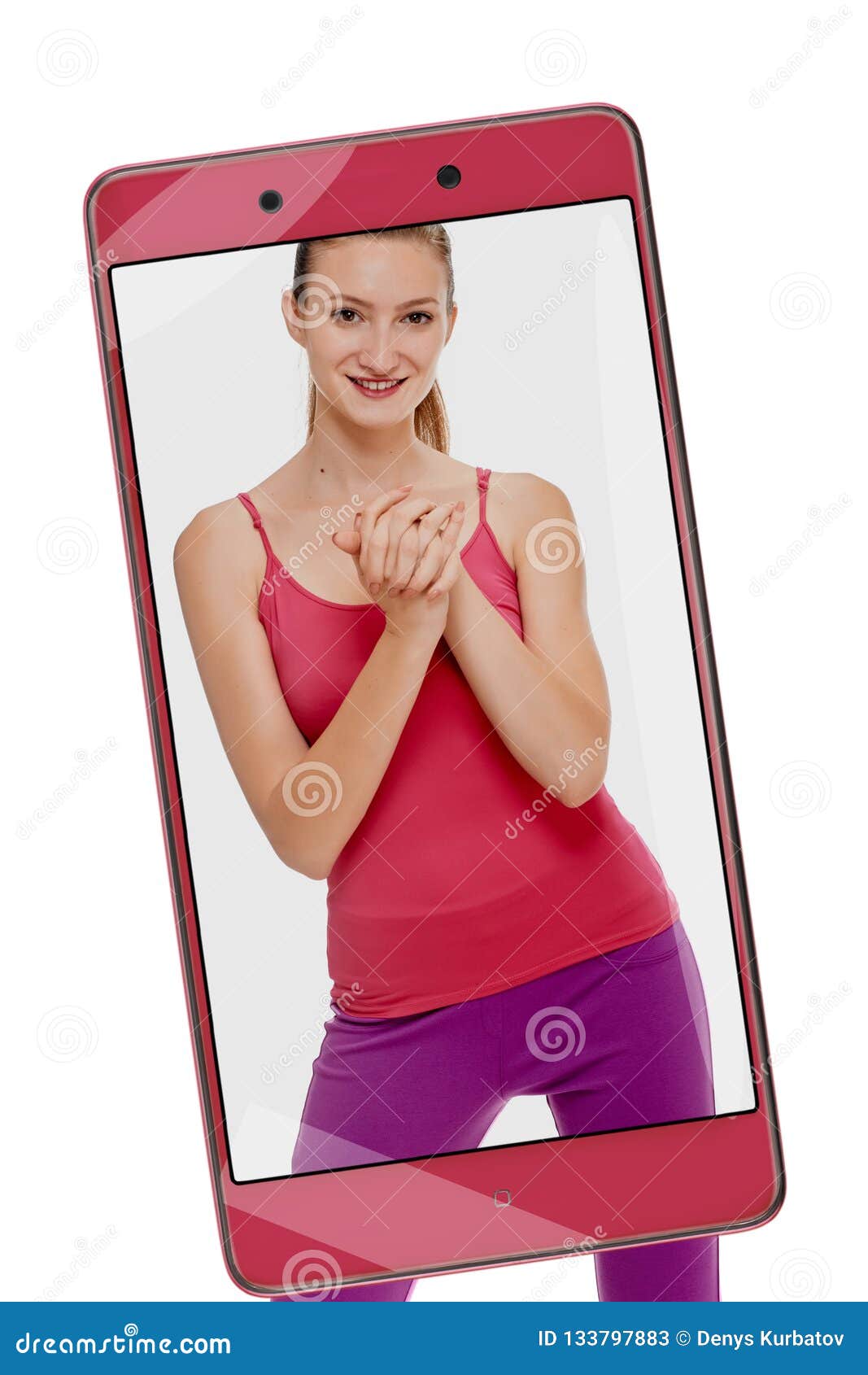 Portrait Of Fitness Woman Stock Image Image Of Fashion 133797883