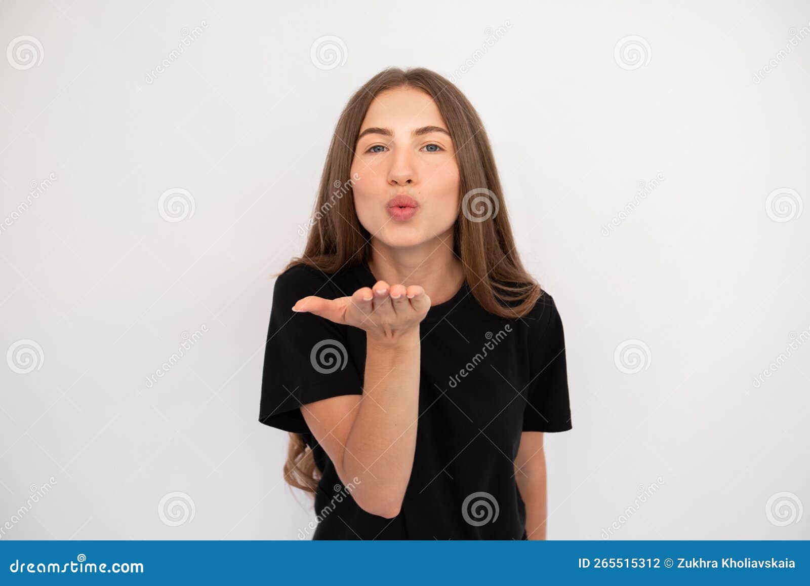 Portrait of Flirty Young Woman Sending Air Kiss Stock Photo - Image of ... Portrait of Flirty Young Woman Sending Air Kiss Stock Photo - Image of ...