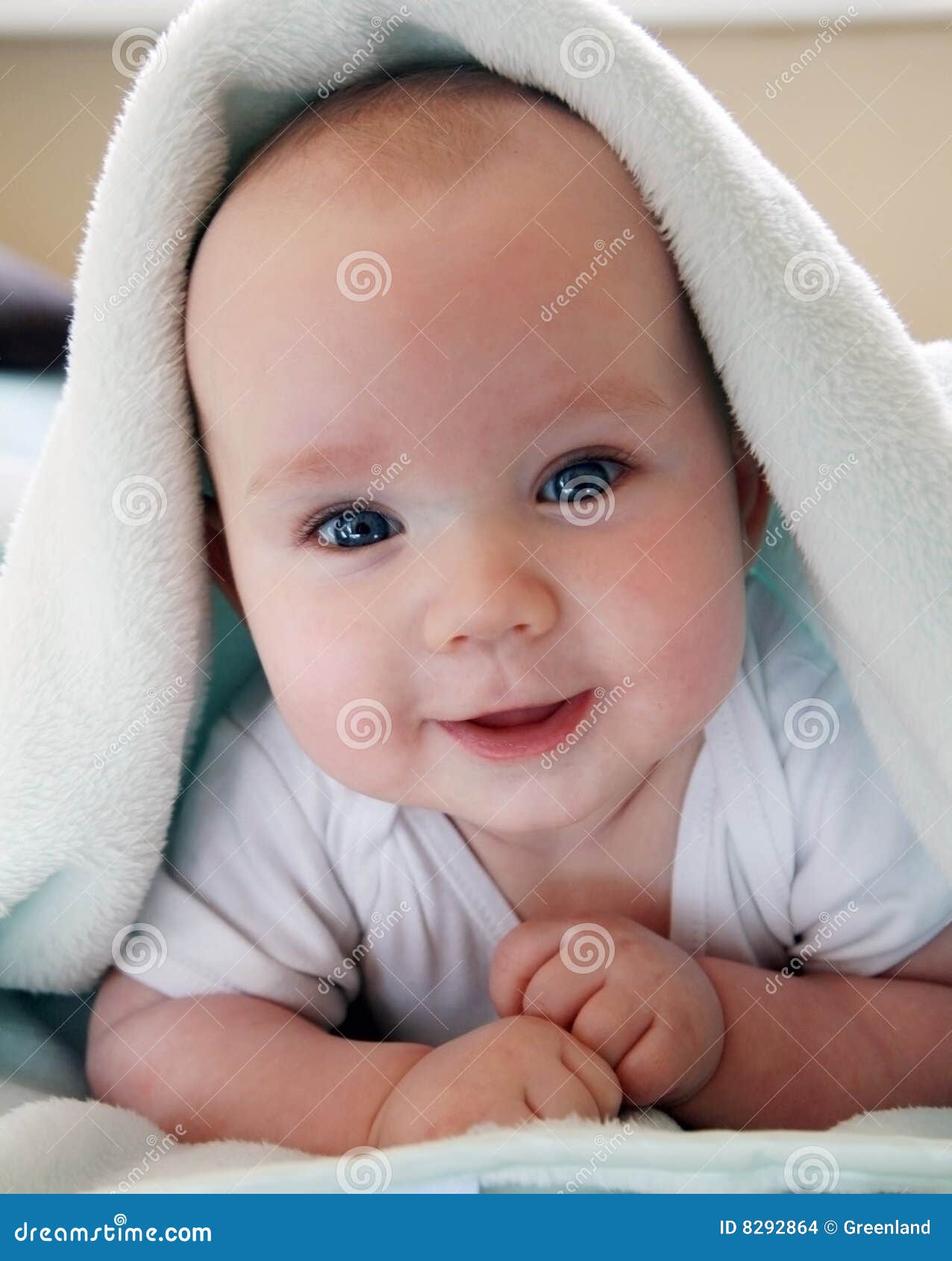 Portrait of Four Months Old Baby Stock Photo - Image of close, isolated ...