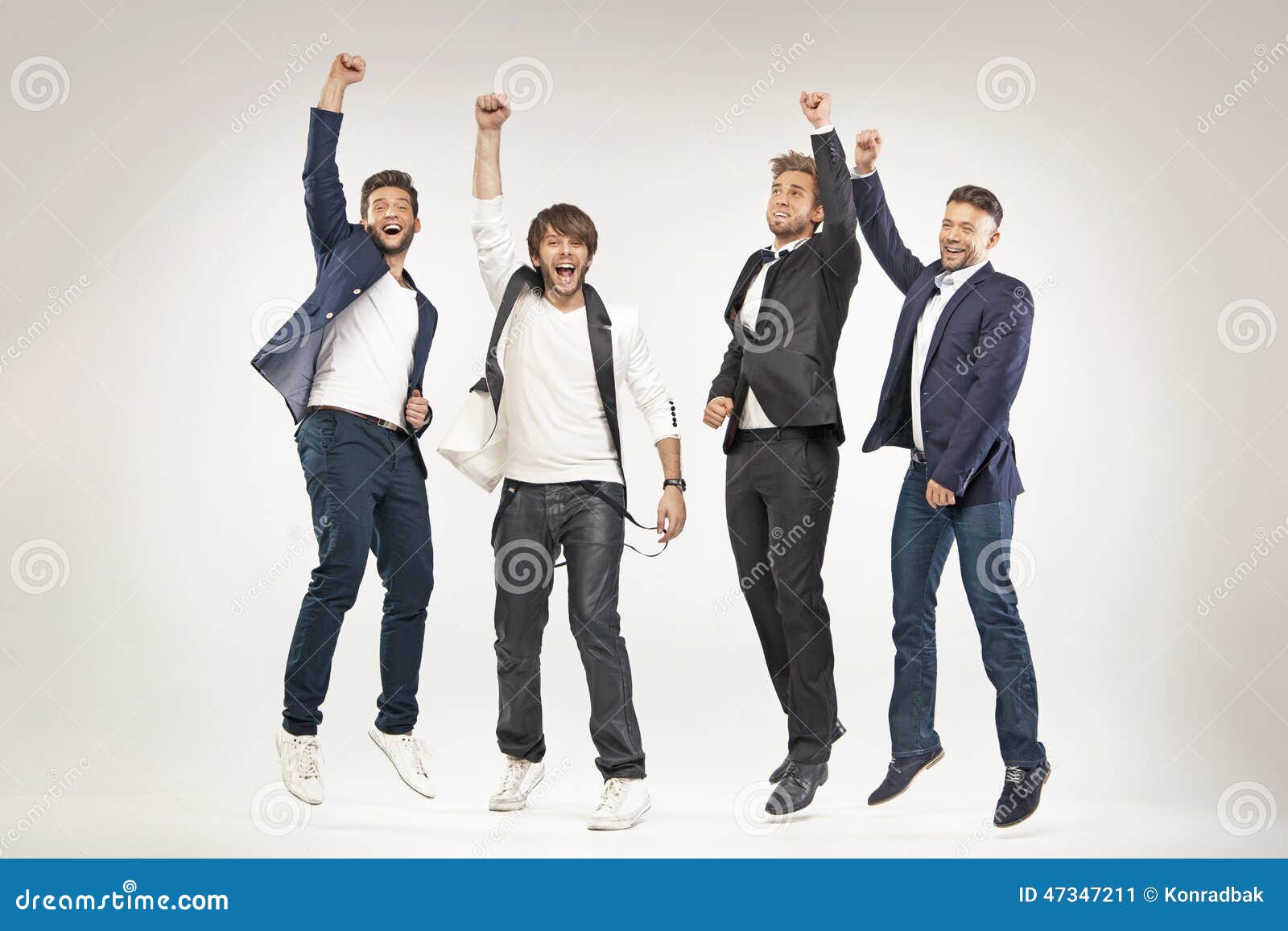 Portrait of the Four Winners Stock Image - Image of adult, four: 47347211