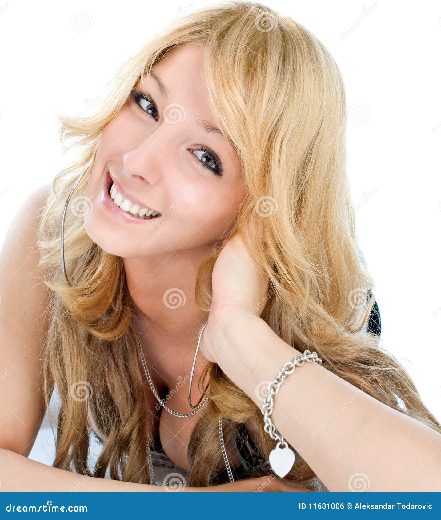 Portrait of a Fresh and Beautiful Model Stock Photo - Image of blonde ...