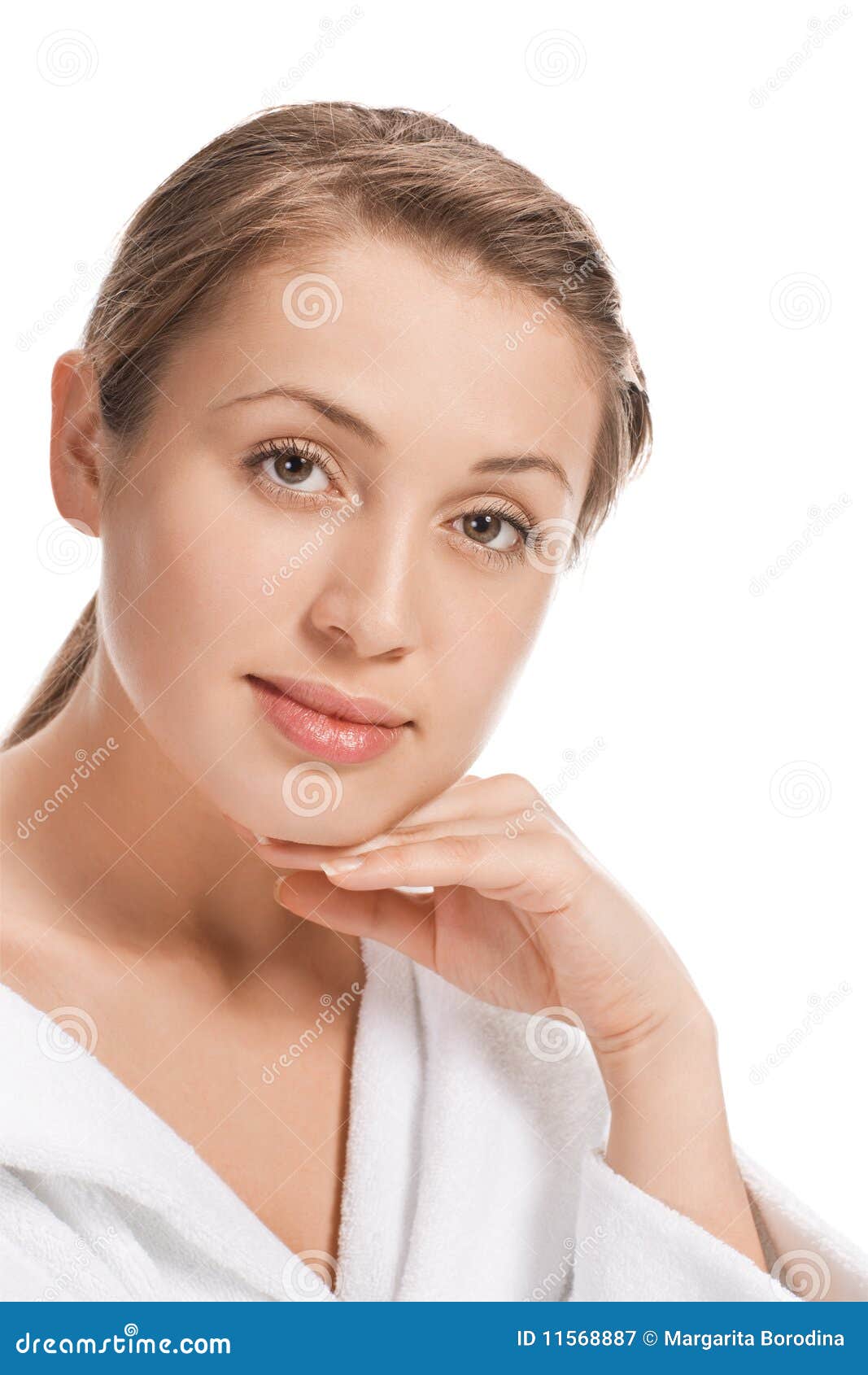 Portrait of Fresh and Beautiful Woman Stock Image - Image of healthy ...