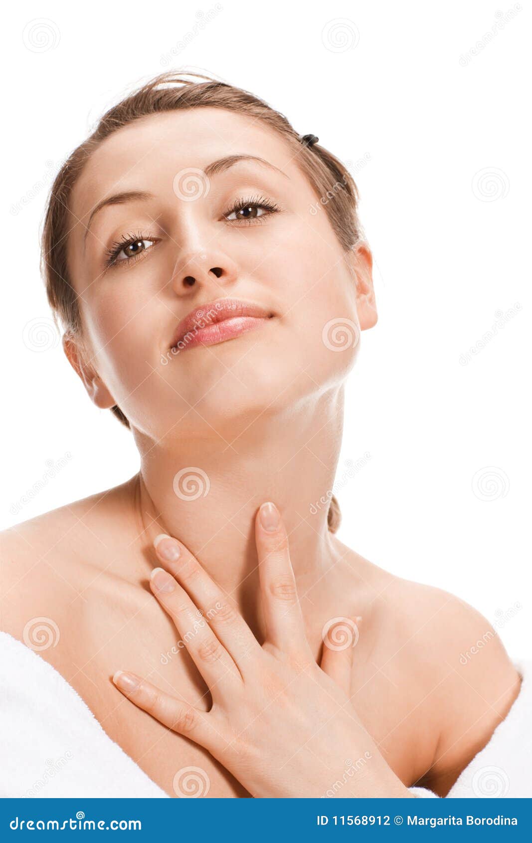 Portrait of Fresh and Beautiful Woman Stock Photo - Image of people ...