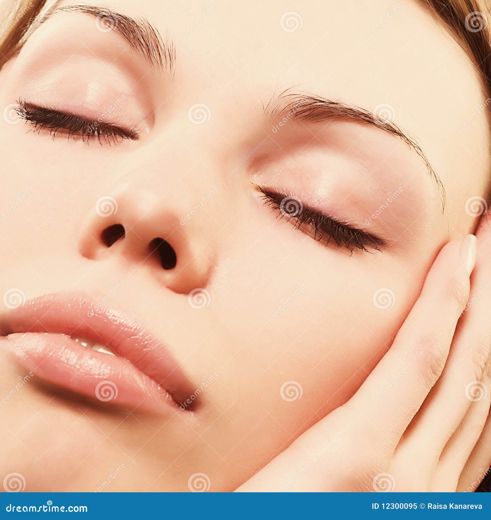 Portrait of Fresh and Beautiful Woman Stock Image - Image of clean ...