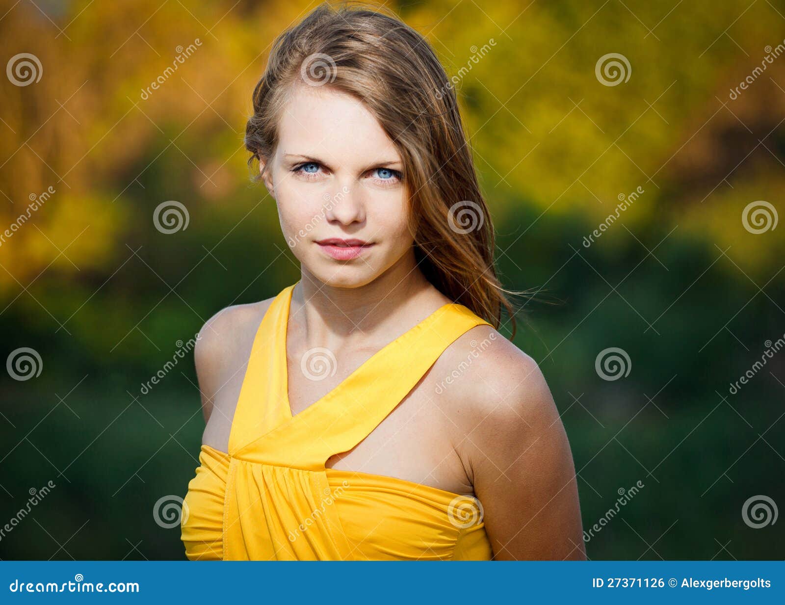 Portrait of a Fresh and Beautiful Young Model Stock Photo - Image of ...