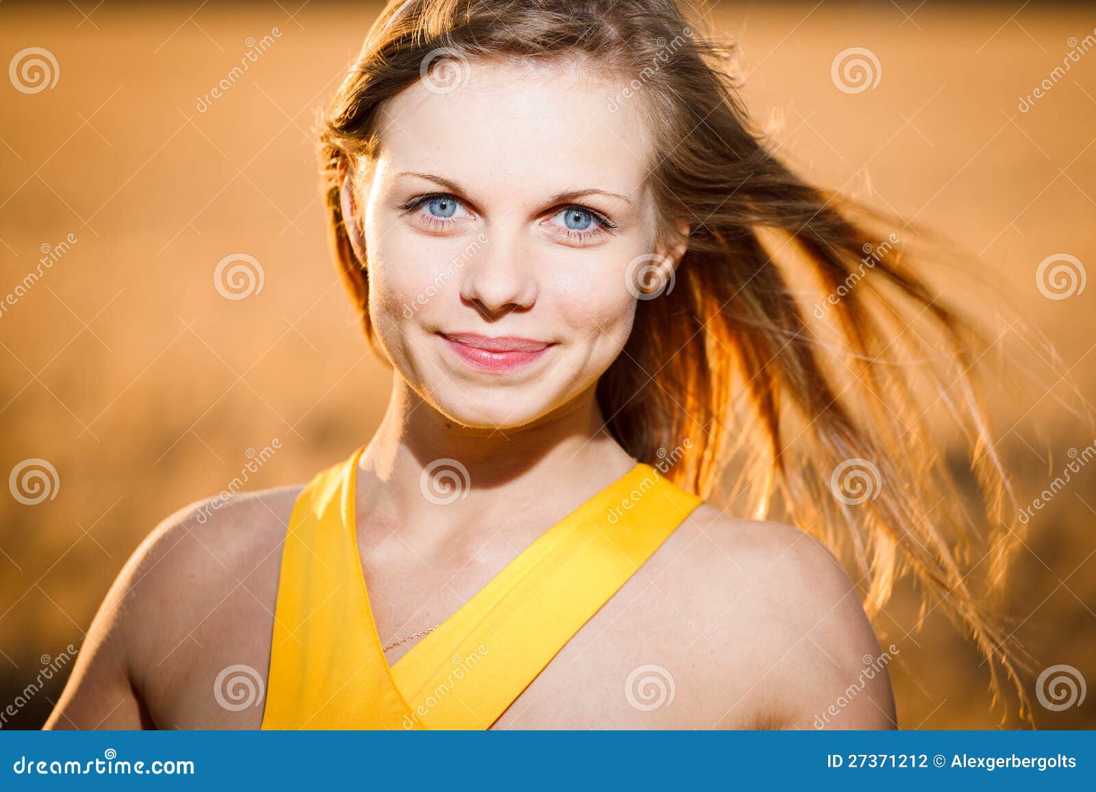 Portrait of a Fresh and Beautiful Young Model Stock Photo - Image of ...