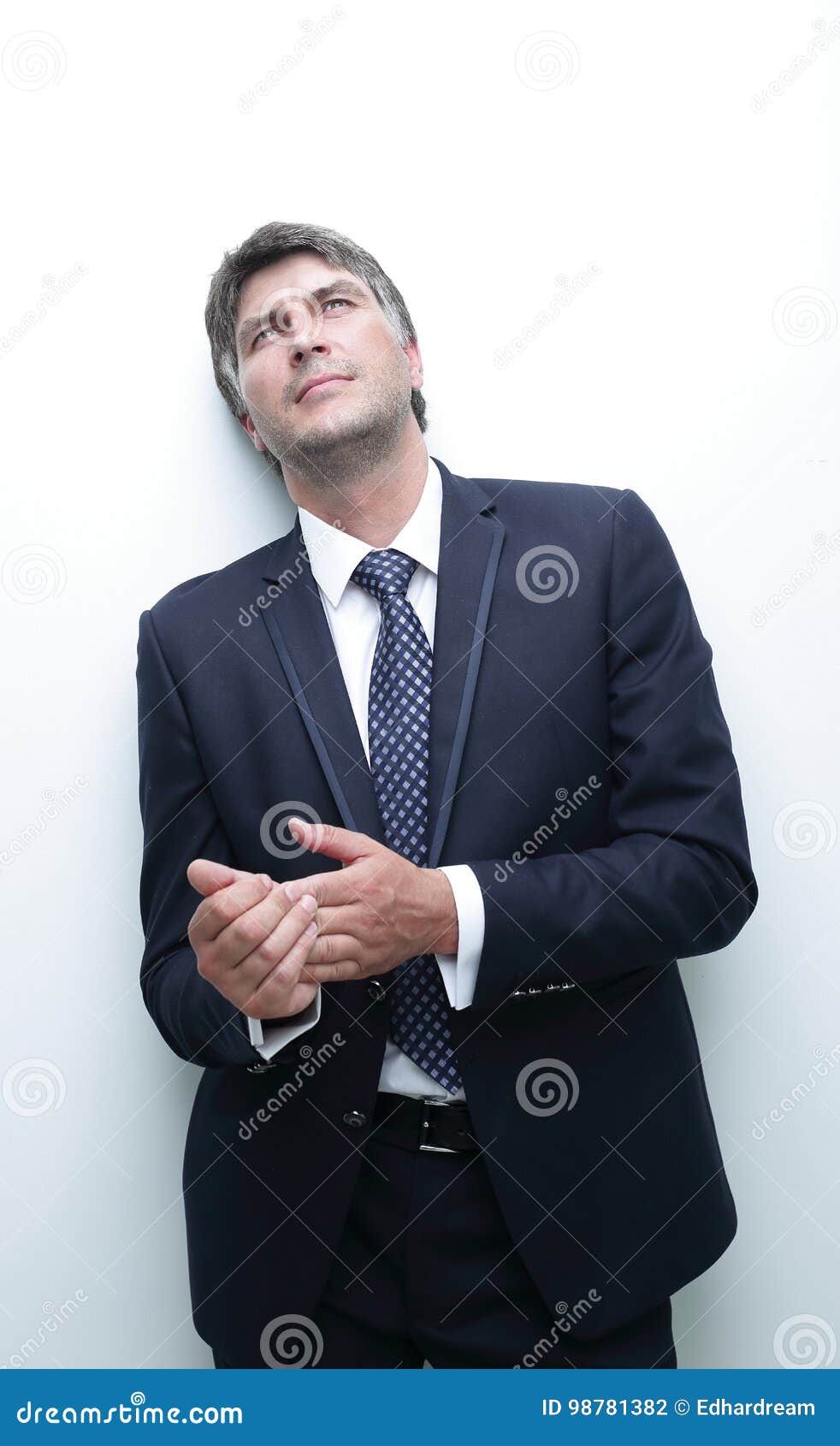 Portrait of a Friendly Businessman. Stock Photo - Image of broker ...