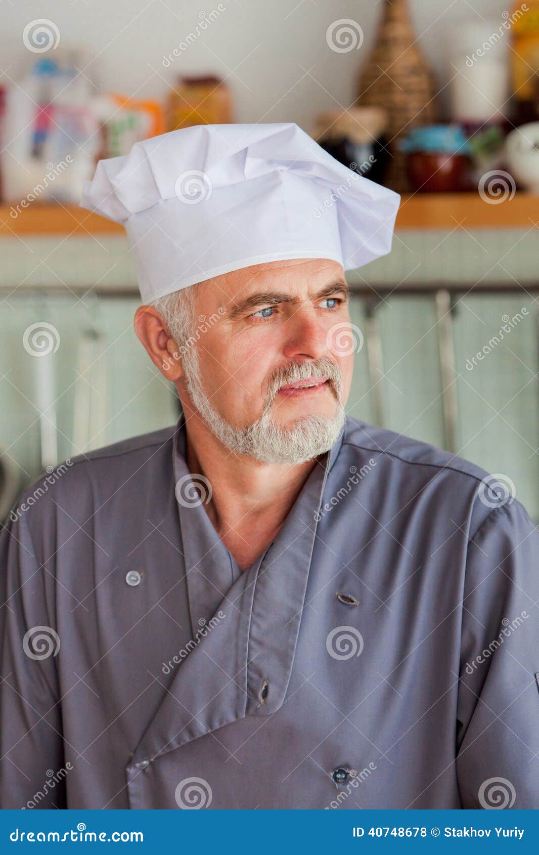 Portrait of Friendly chef stock photo. Image of people - 40748678