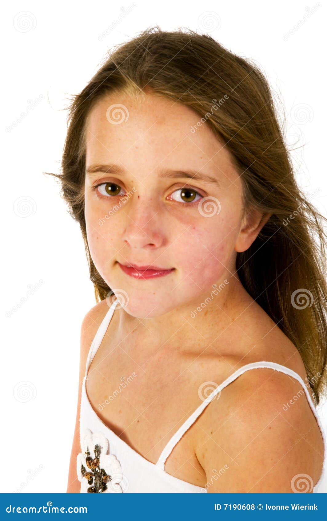 Portrait of a Friendly Girl Stock Photo - Image of girl, female: 7190608