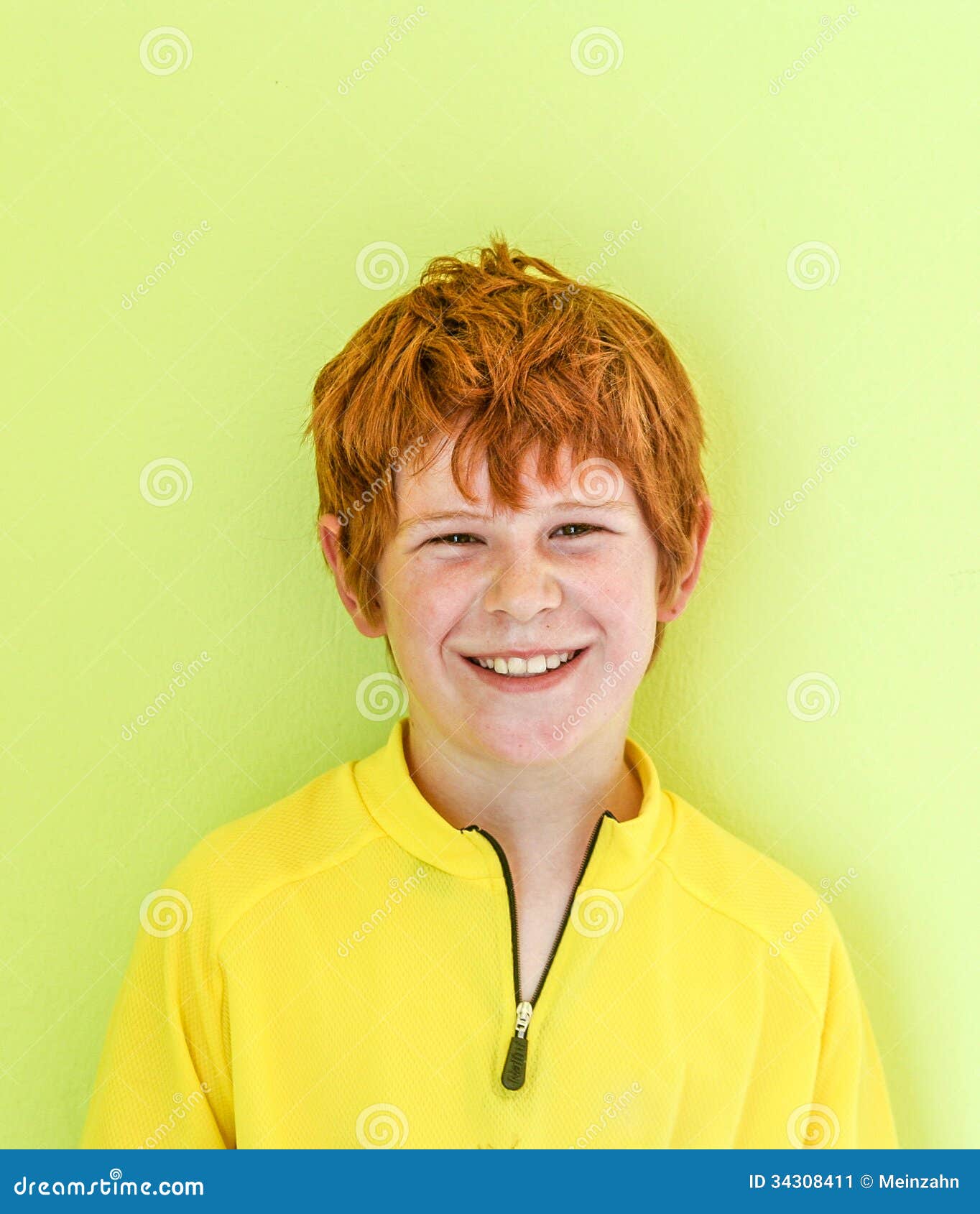 Portrait of Friendly Looking Boy Stock Image - Image of cheerful, smart ...