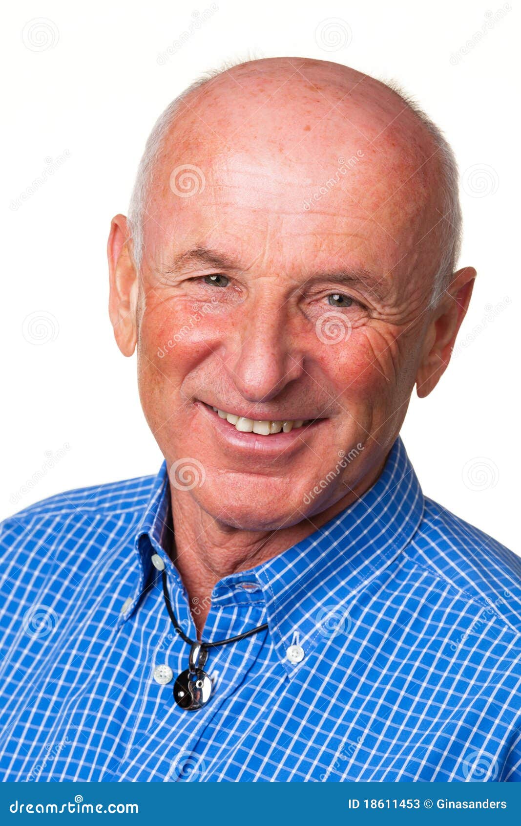 Portrait of a Friendly Older Man Stock Image - Image of pensioner, life ...