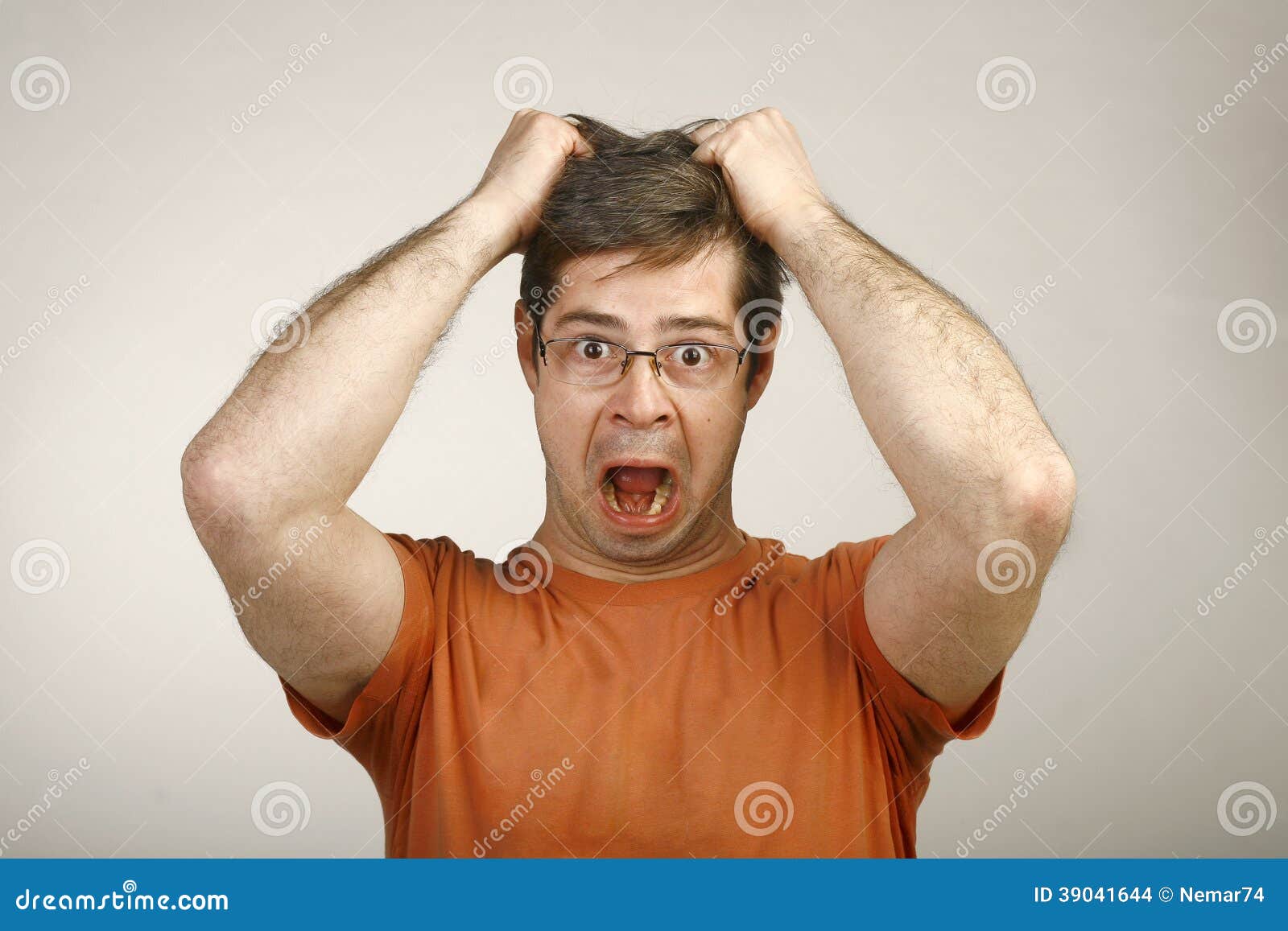 Portrait of a Frustrated Man Stock Photo - Image of manager, holding ...