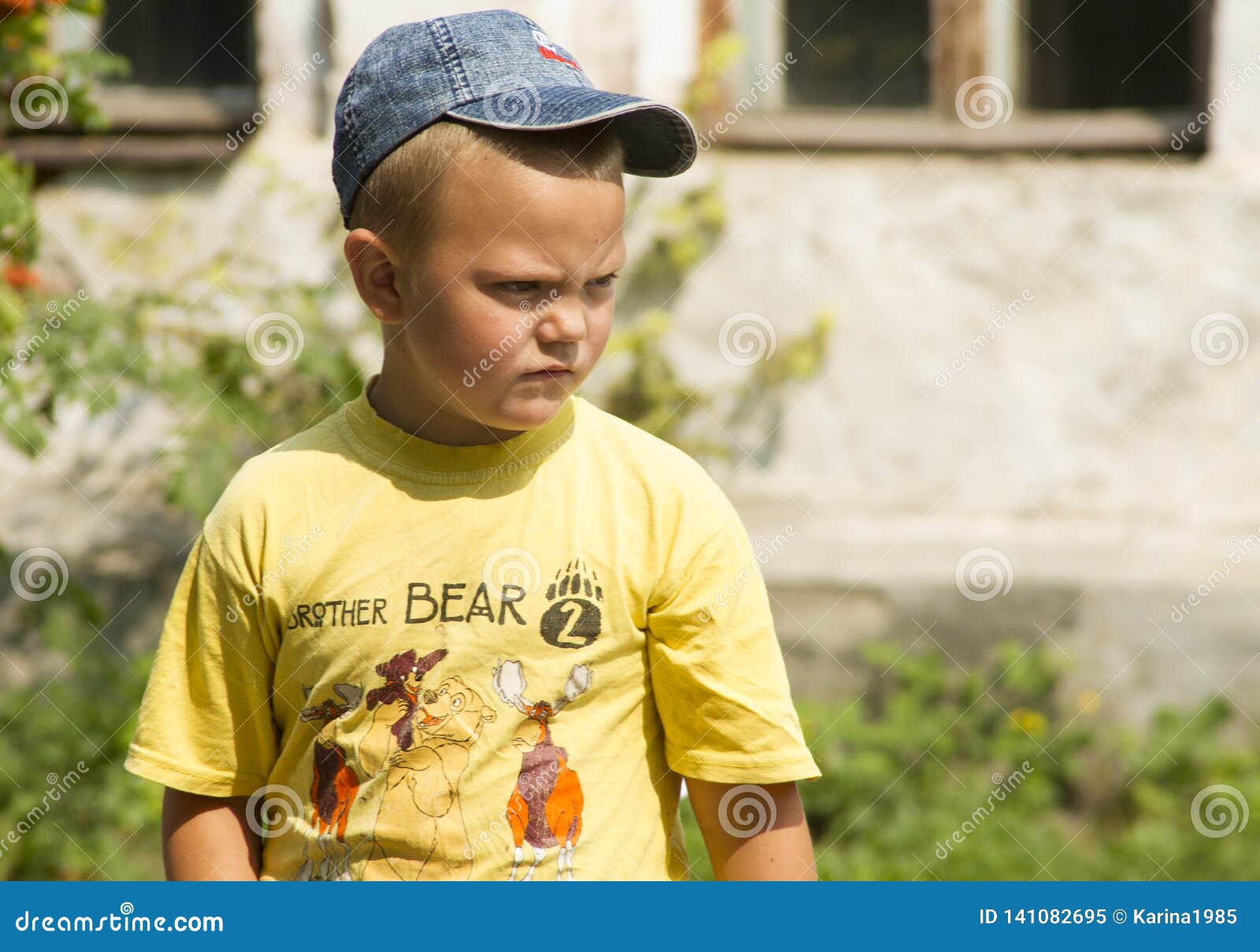 Portrait of Frustrated Pensive Boy at the Day Time Stock Image - Image ...