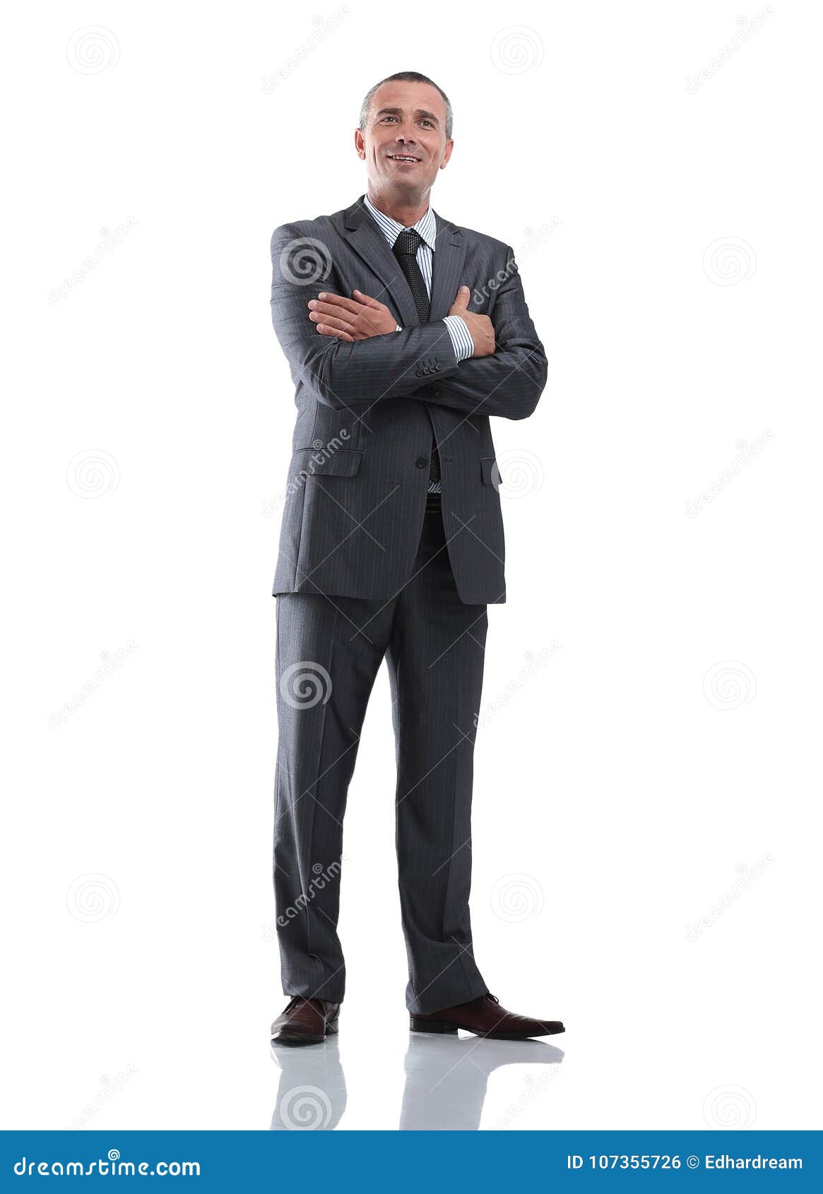 Portrait in Full Growth. Successful Smiling Businessman Stock Photo ... Portrait in Full Growth. Successful Smiling Businessman Stock Photo ...