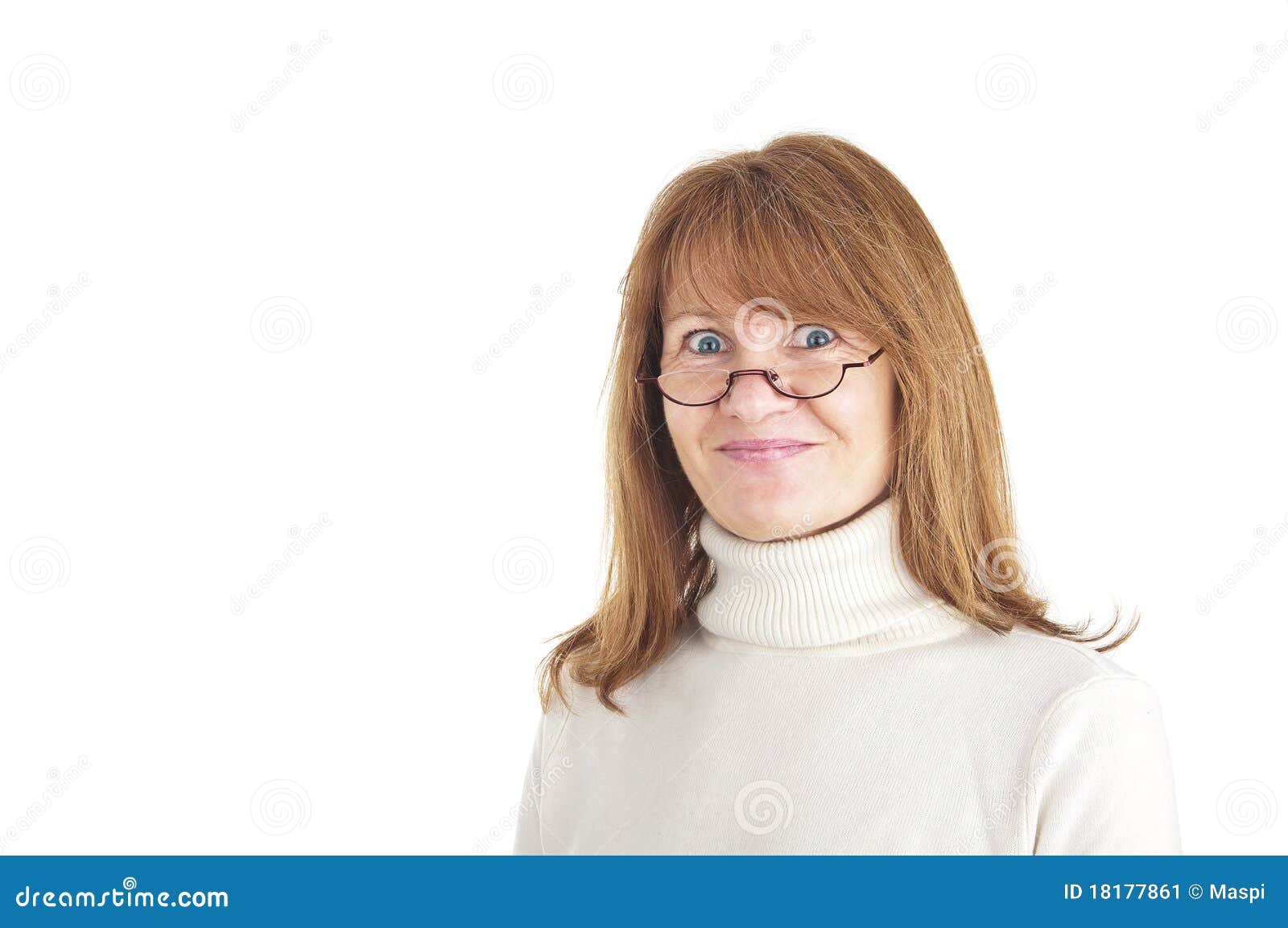Portrait of a funny female stock image. Image of beautiful - 18177861