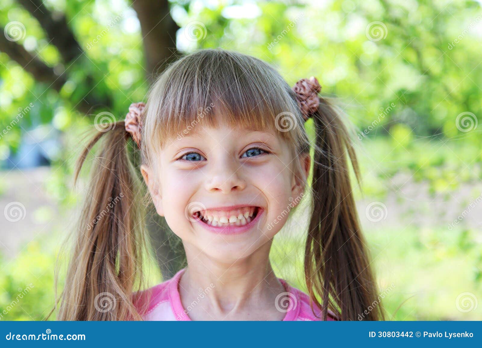 Portrait of a funny girl. stock photo. Image of small - 30803442