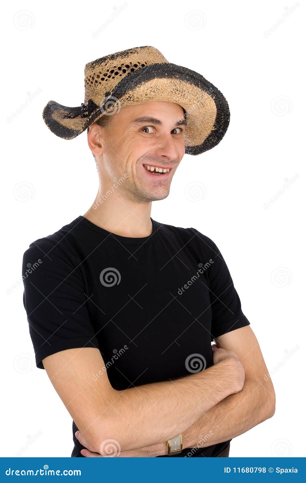 Portrait of funny man stock photo. Image of teeth, portrait - 11680798