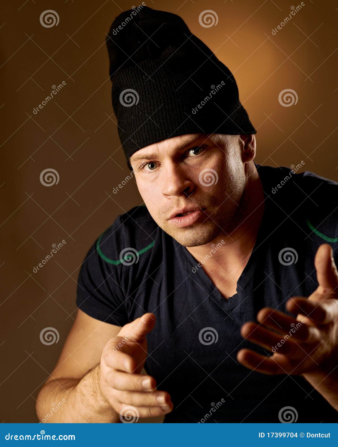 Portrait of funny man stock photo. Image of expressing - 17399704