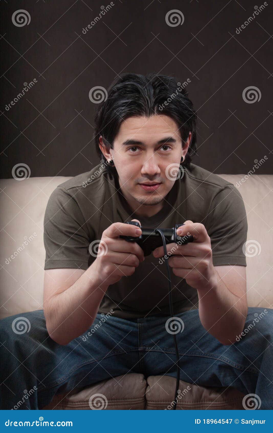 Portrait Of A Gamer Royalty-Free Stock Photography | CartoonDealer.com ...