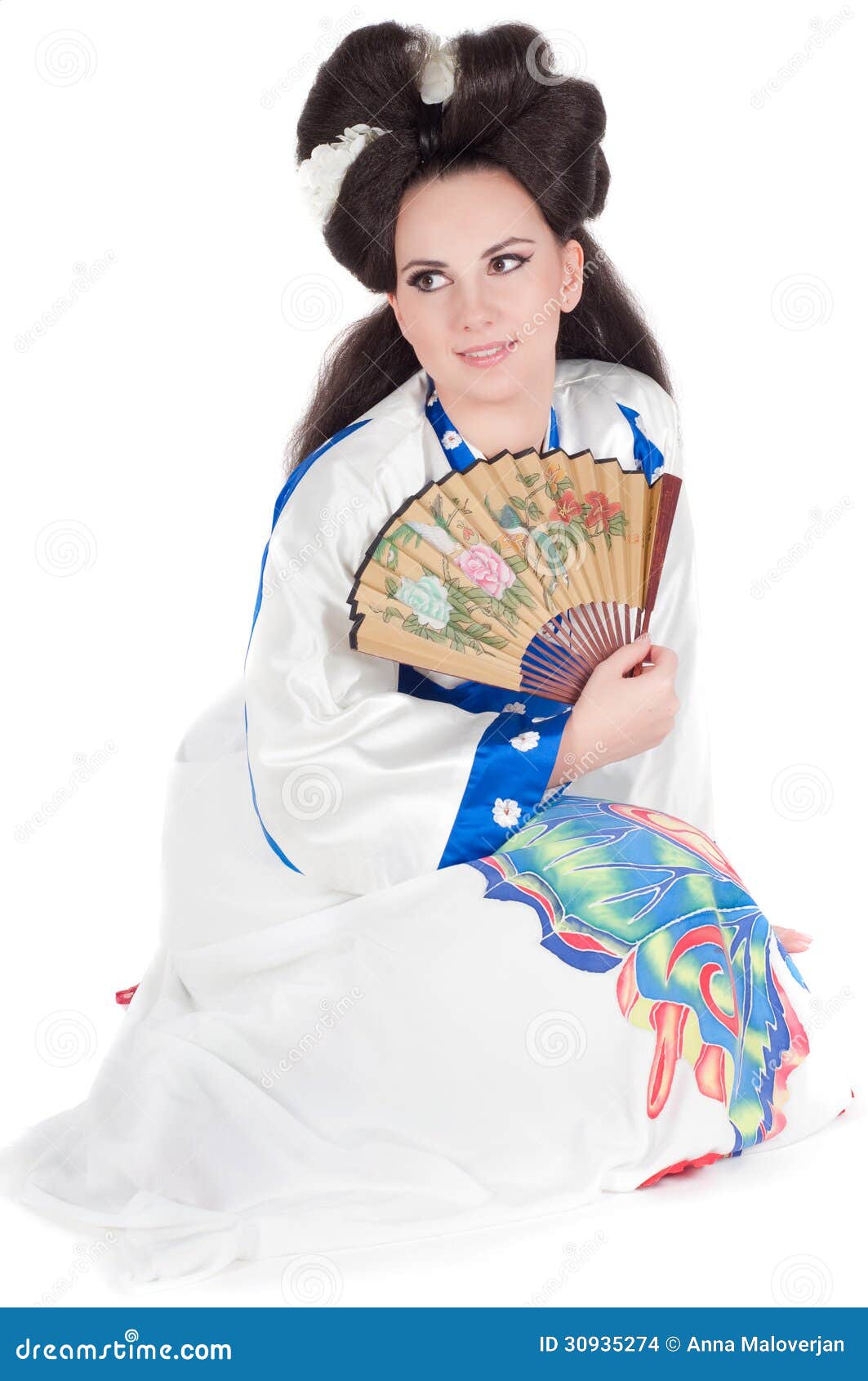 Portrait of Geisha stock photo. Image of female, culture - 30935274